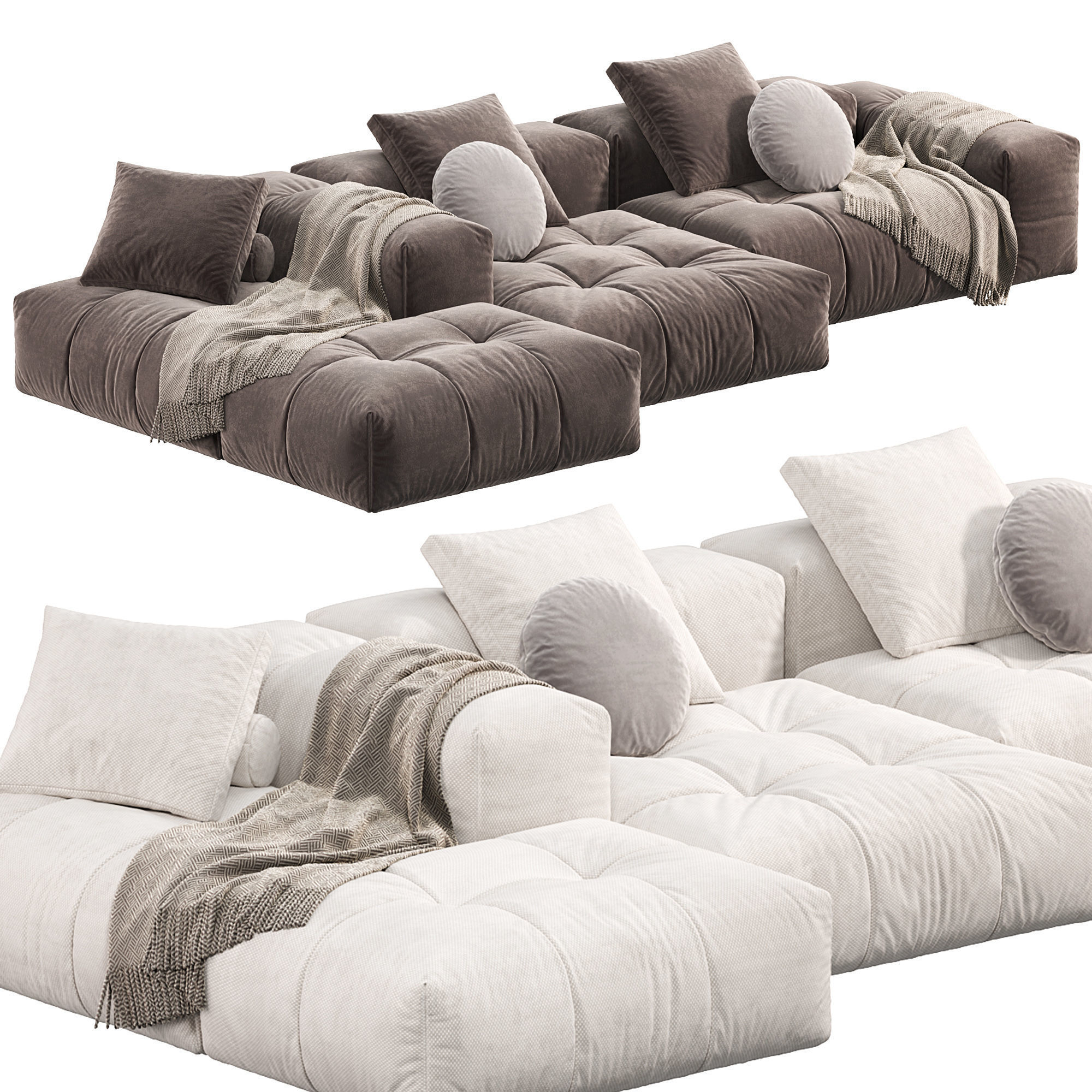 PIXEL Sofa by Saba Italia 22 3D model | CGTrader