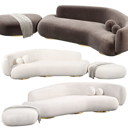 OKHA REPOSE Sofa by kookudesign 3D model | CGTrader