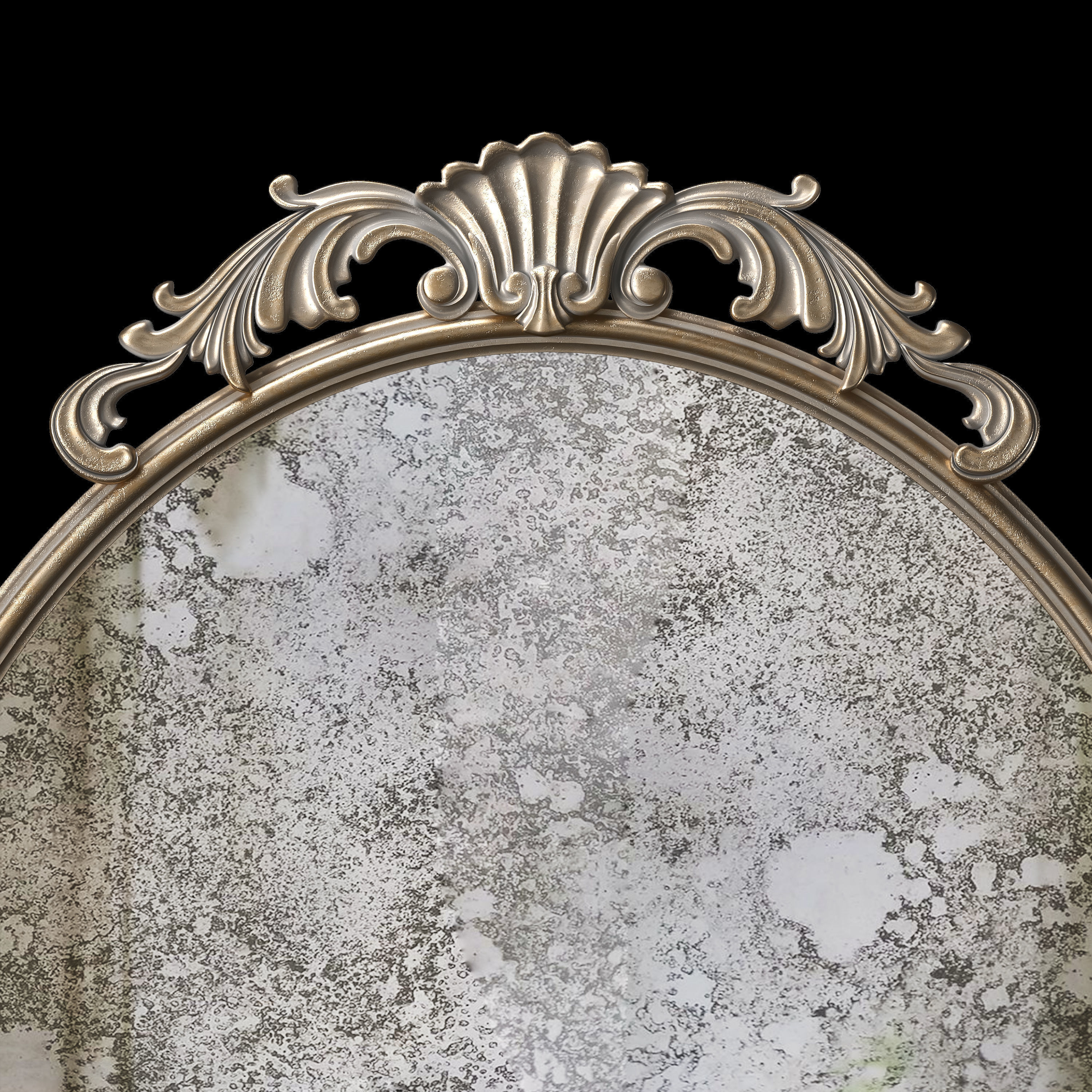Kirkland Gold Oval Baroque Wall Mirror 3D model | CGTrader Kirkland Gold Oval Baroque Wall Mirror 3D model | CGTrader