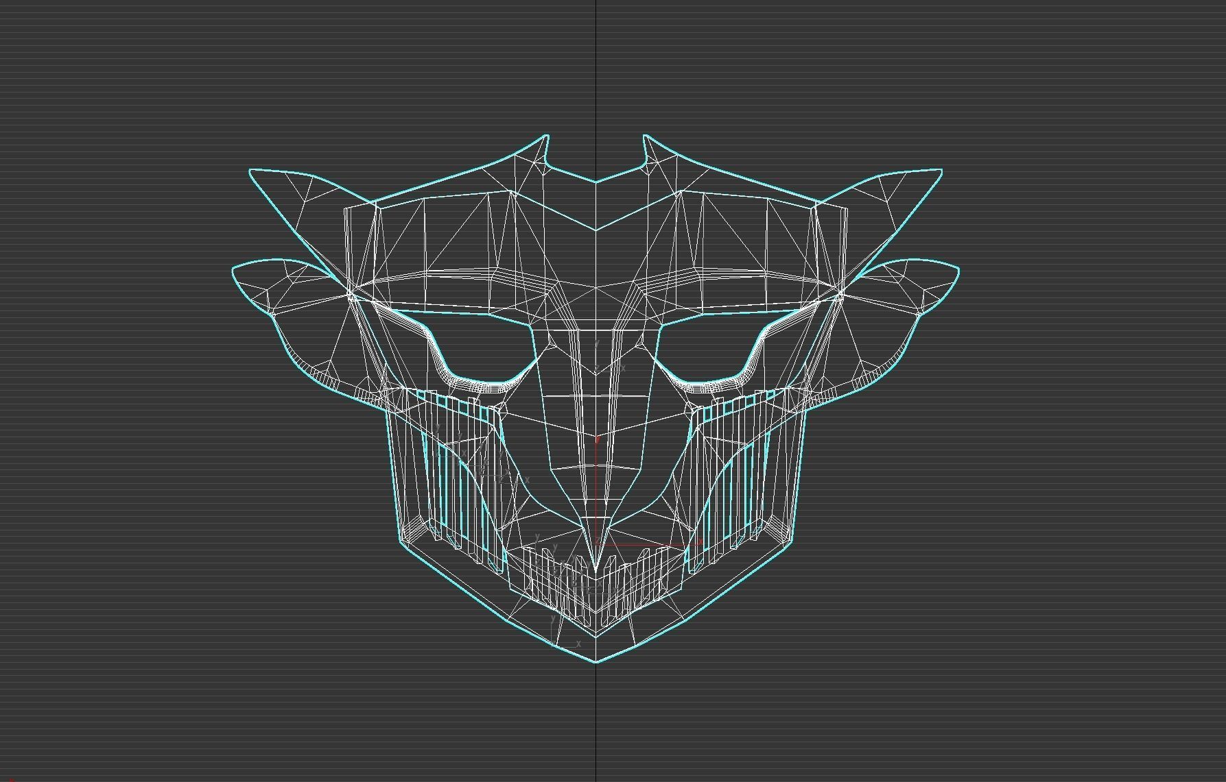 Ekko mask 3D model 3D printable | CGTrader