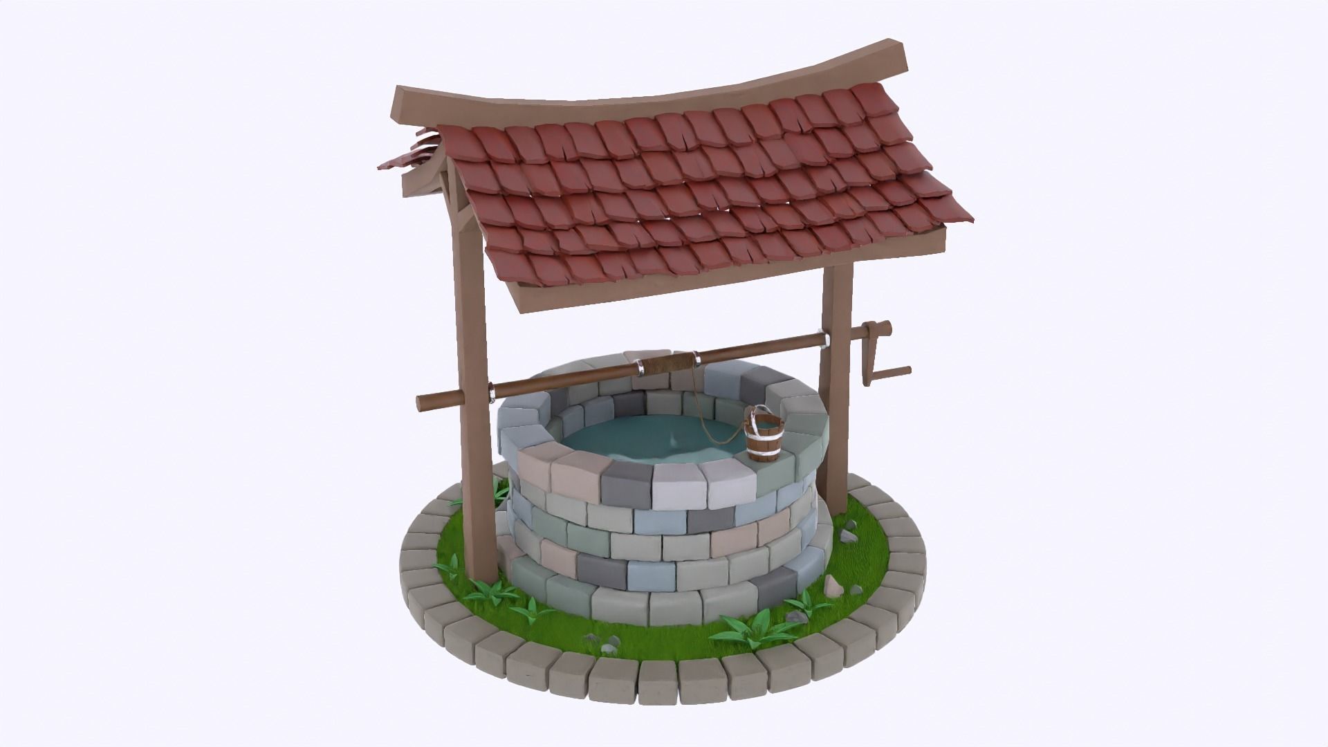 3D model Stylized Well VR / AR / low-poly | CGTrader