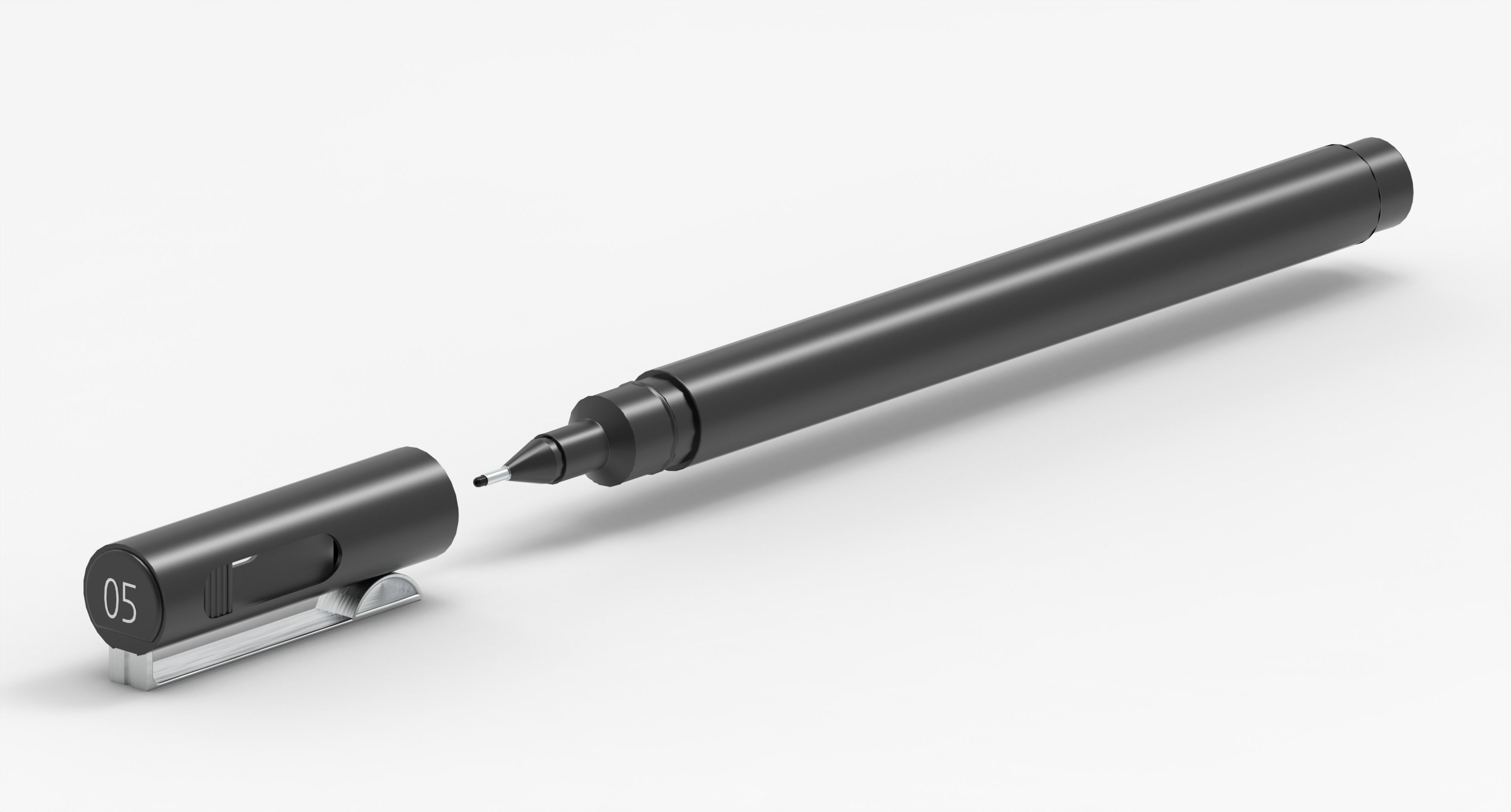 Technical Drawing Pen free 3D model | CGTrader