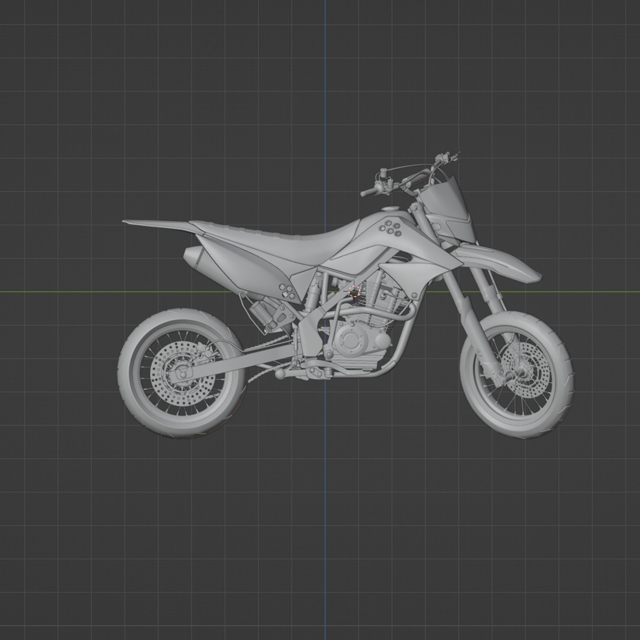 KAWASAKI KLX 2012 3D model | CGTrader