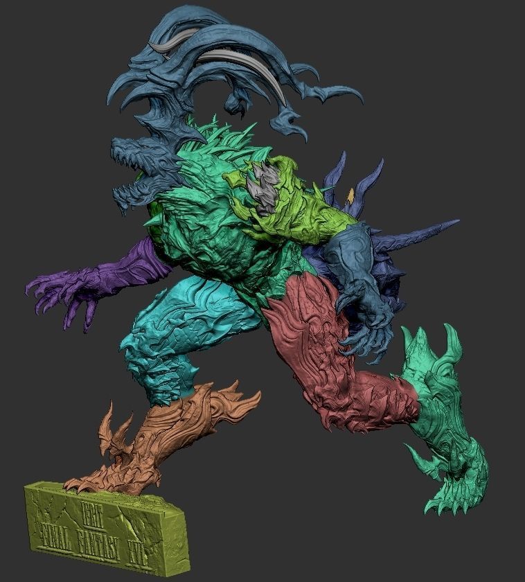 Ifrit - Final Fantasy XVI 3D model 3D printable | CGTrader