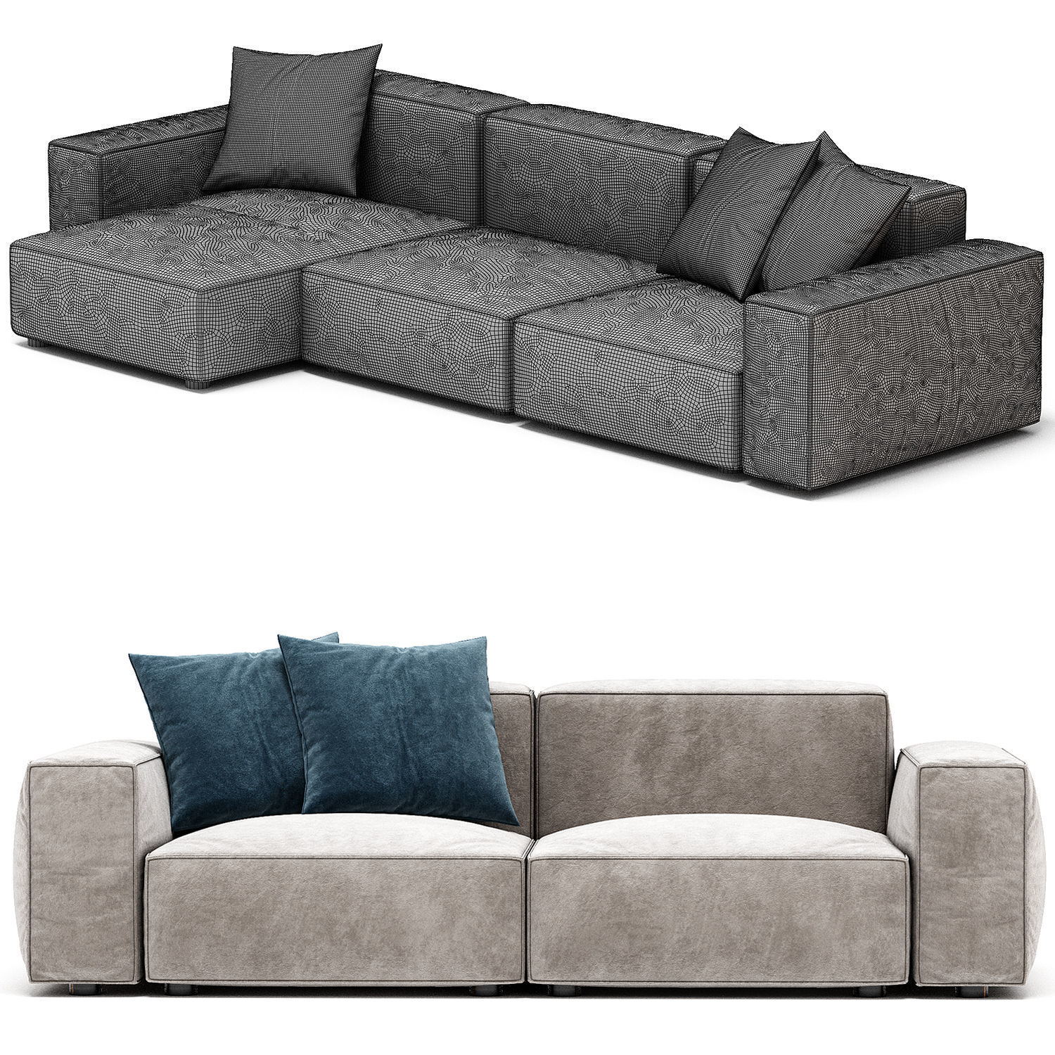 Porter Sofa 3D model | CGTrader
