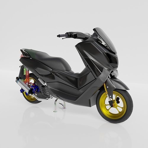 YAMAHA N-MAX 2019 3D model | CGTrader