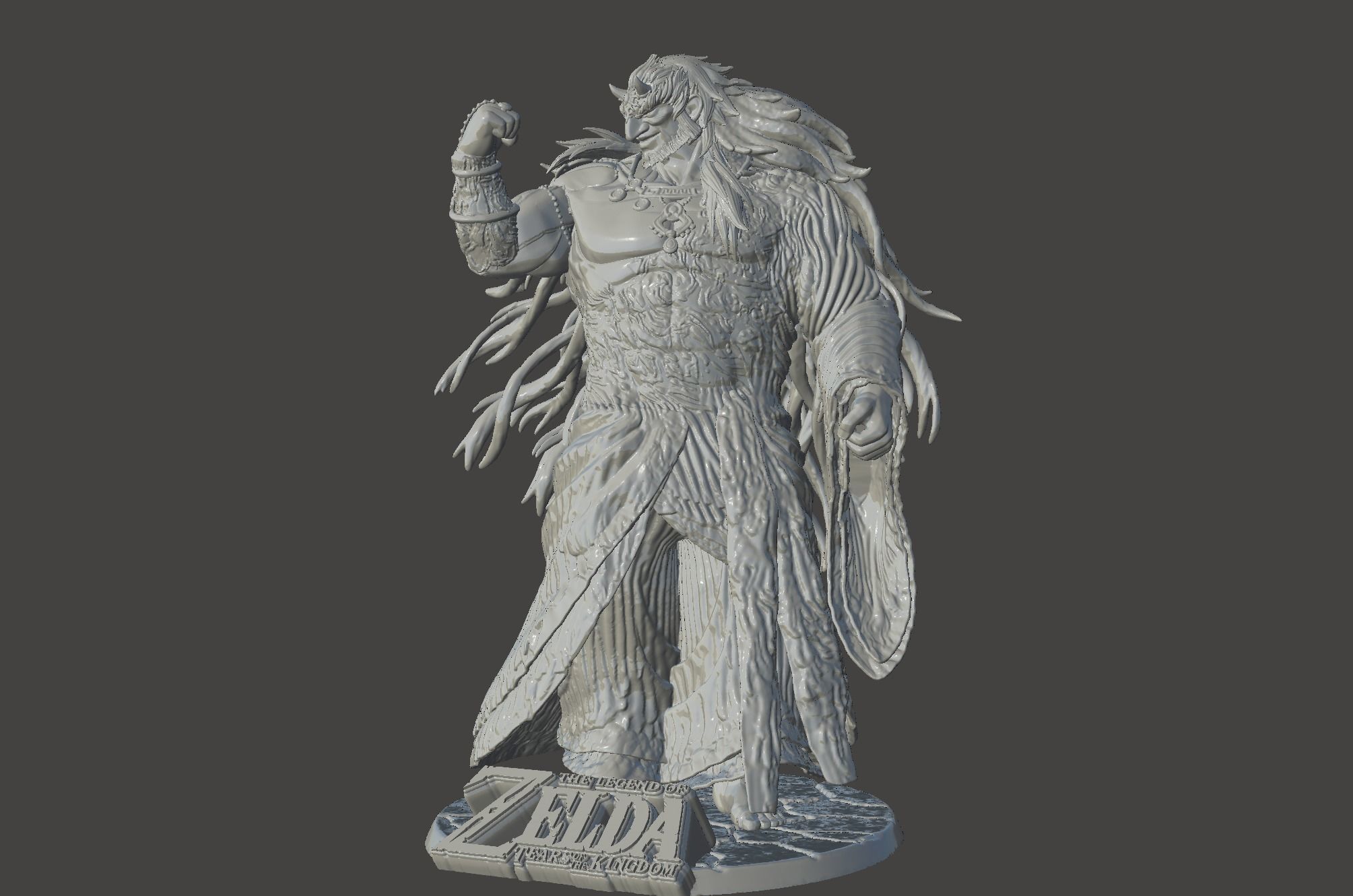 DEMON KING GANONDORF TOTK EXTREME DETAIL STL - LEGEND OF ZELDA 3D model ...