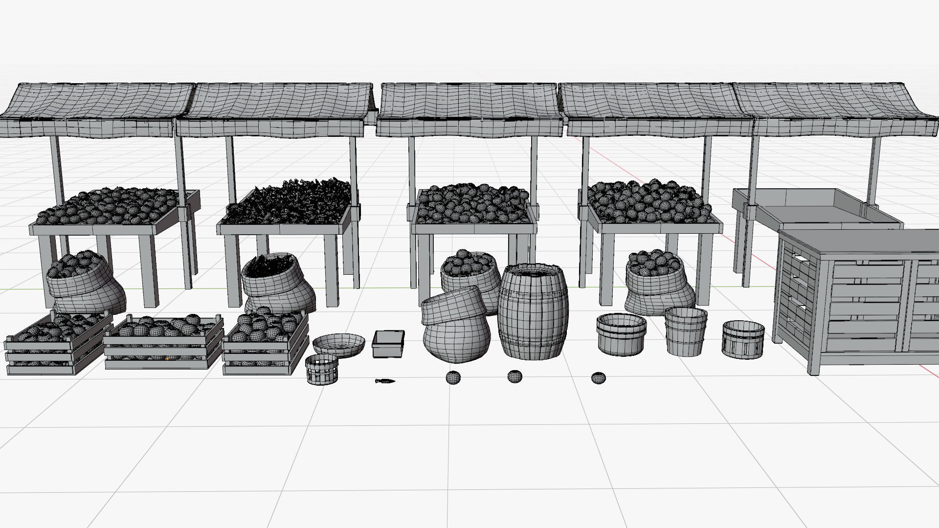 3D model Marketplace - Old Shop - Cartoon Style VR / AR / low-poly ...