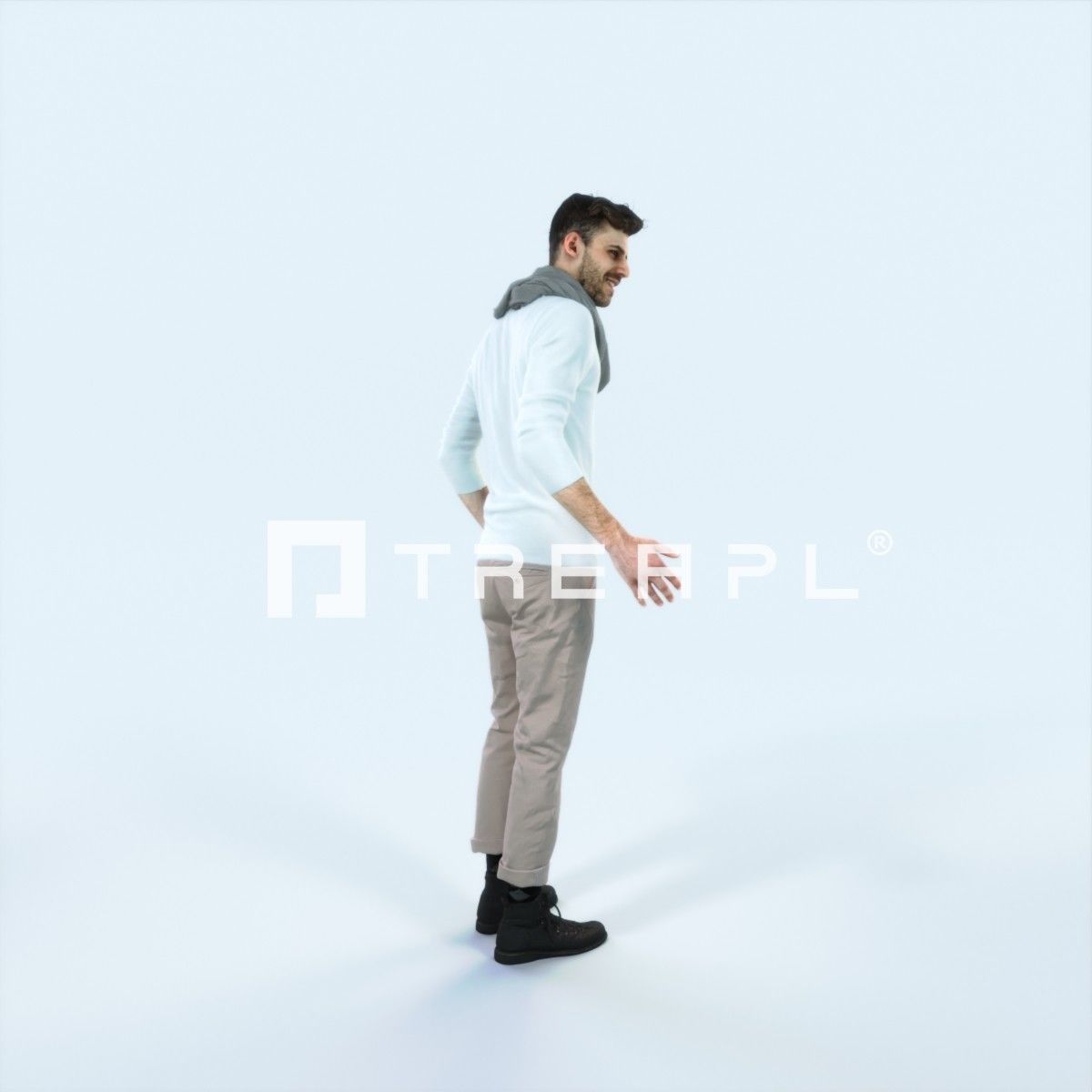 3D model Posture 03M Couple Casual Man VR / AR / low-poly | CGTrader