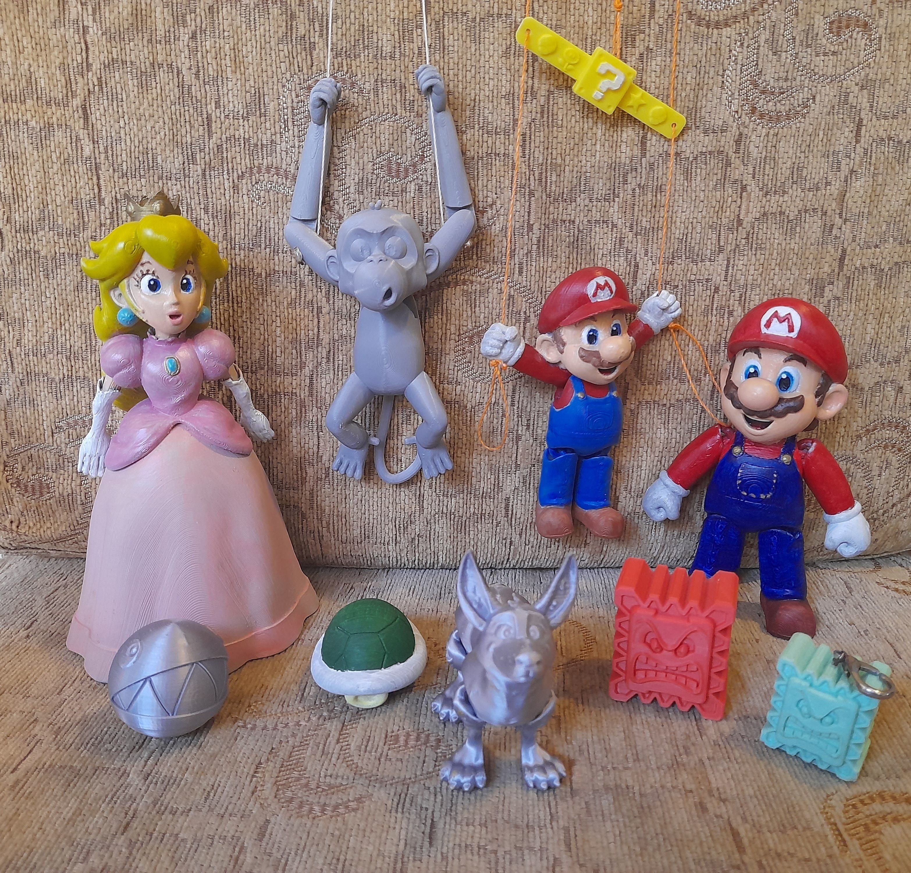 Mario Bros Climber Monkey Mario Bros and more 3D model 3D printable ...