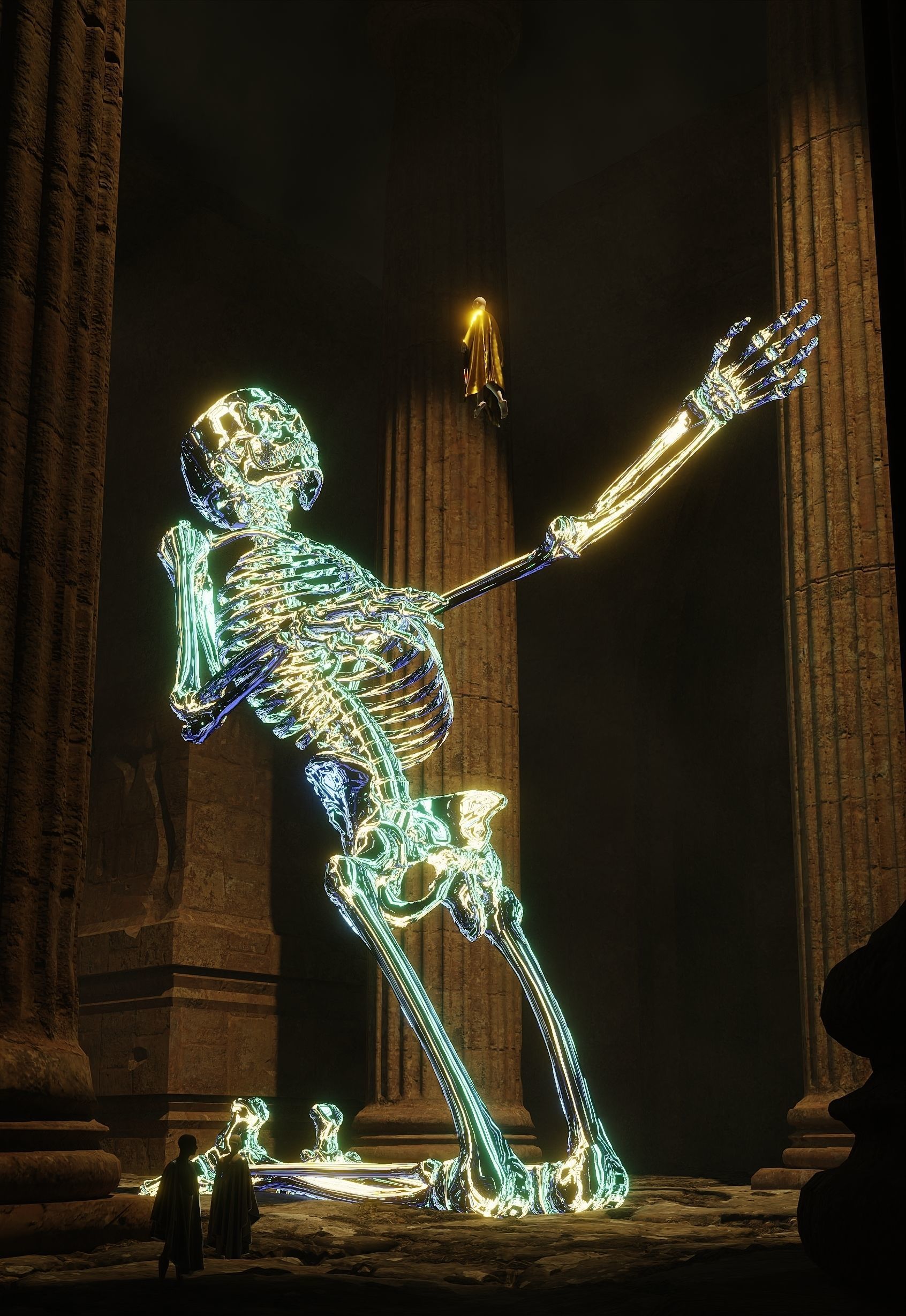 skeleton free VR / AR / low-poly 3D model | CGTrader