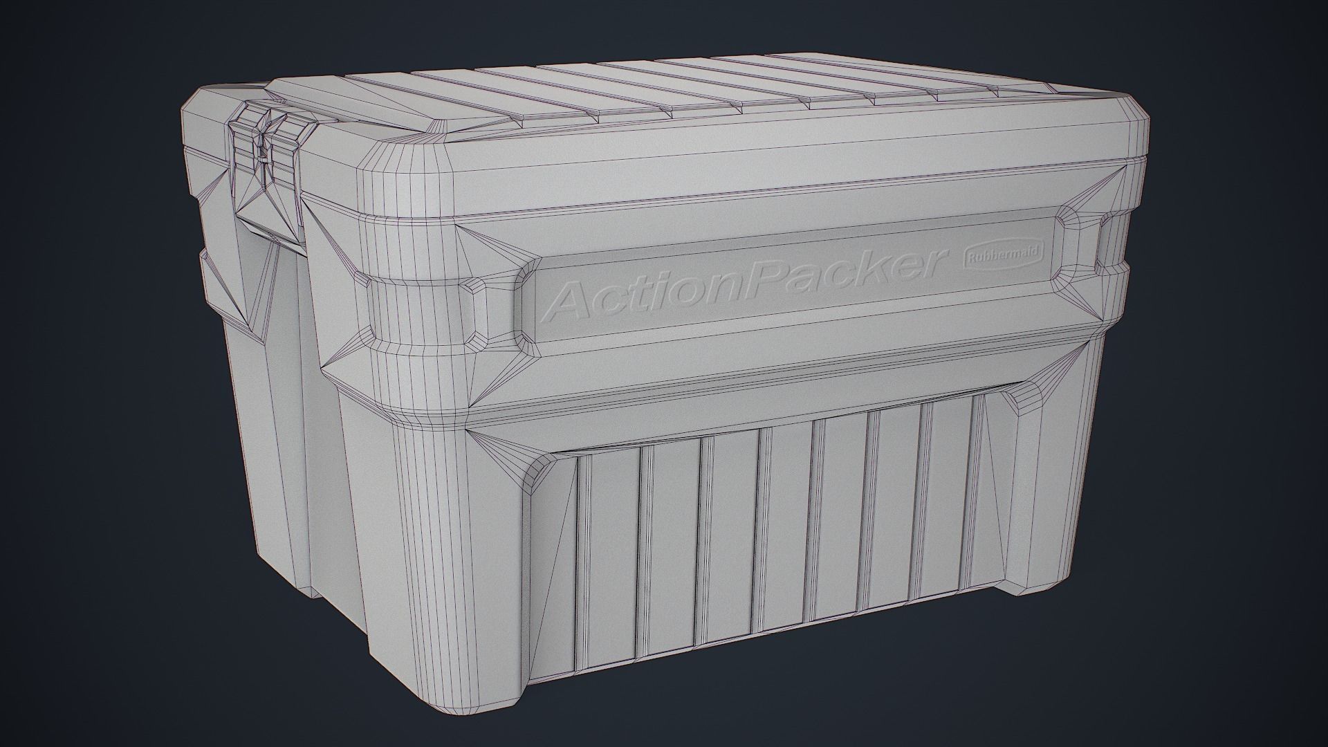 3D model storage box VR / AR / low-poly | CGTrader