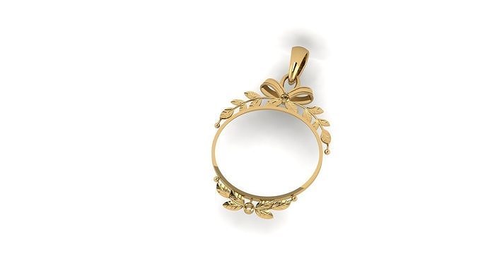 Coin Bezel 3D model 3D printable | CGTrader