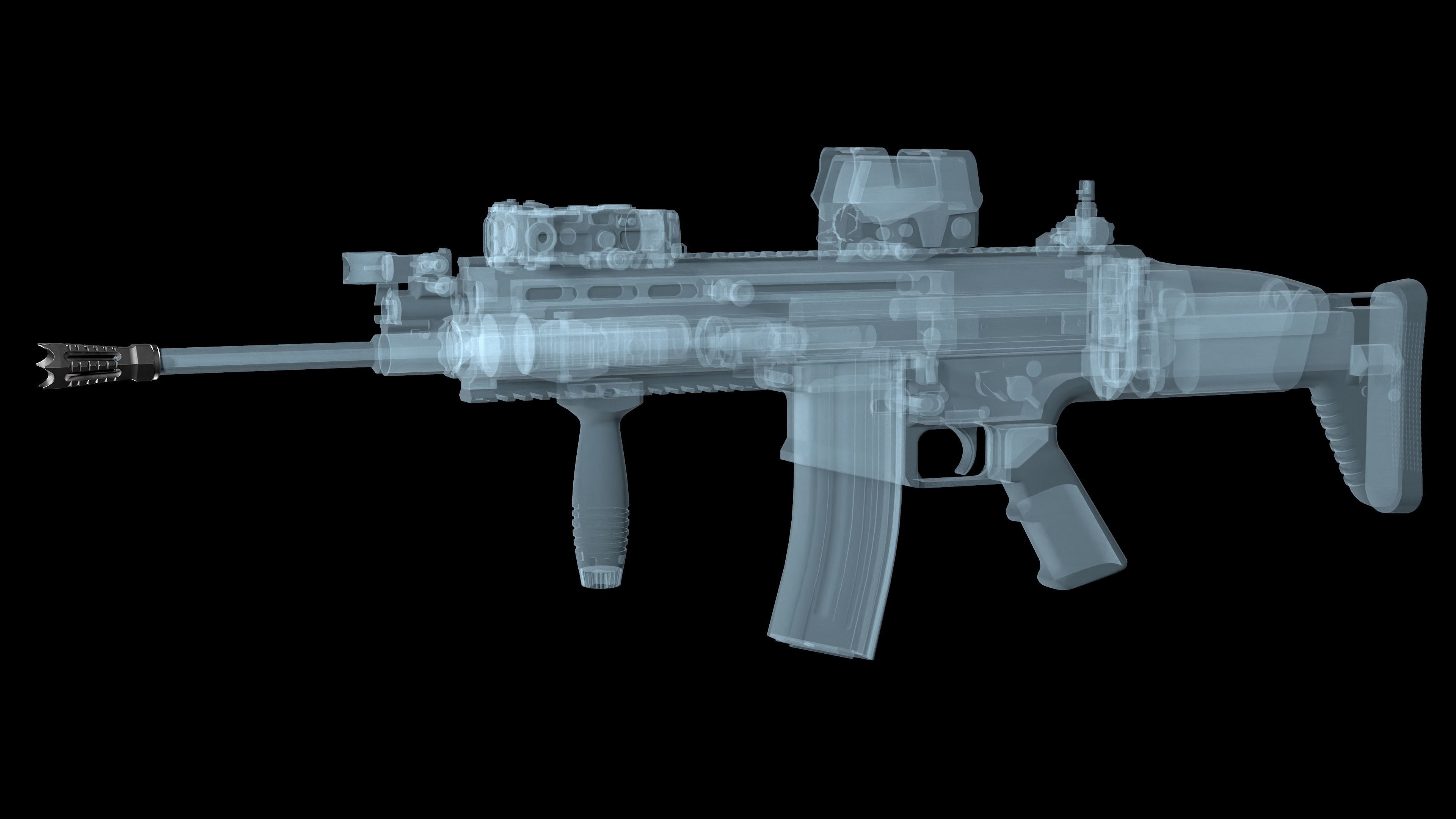 Flash Hider Yankee Hill Annihilator for AR 15 5 56 and 9mm free VR / AR ...