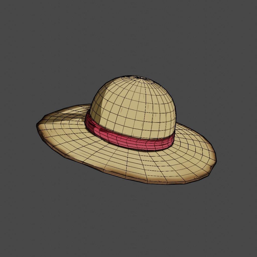 3D model Monkey D Luffy Strawhat VR / AR / low-poly | CGTrader