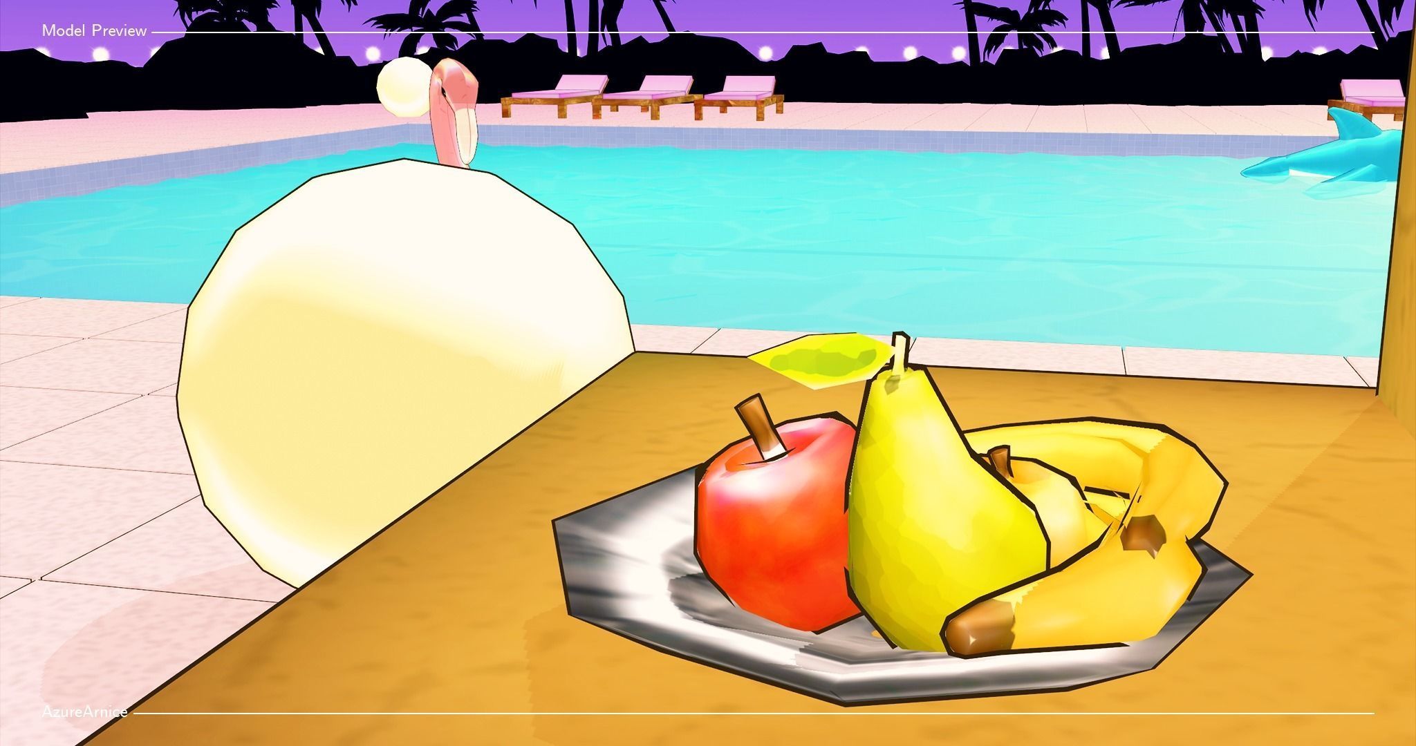 Highschool DxD - HERO Pool Stage MMD Model free VR / AR / low-poly 3D ...