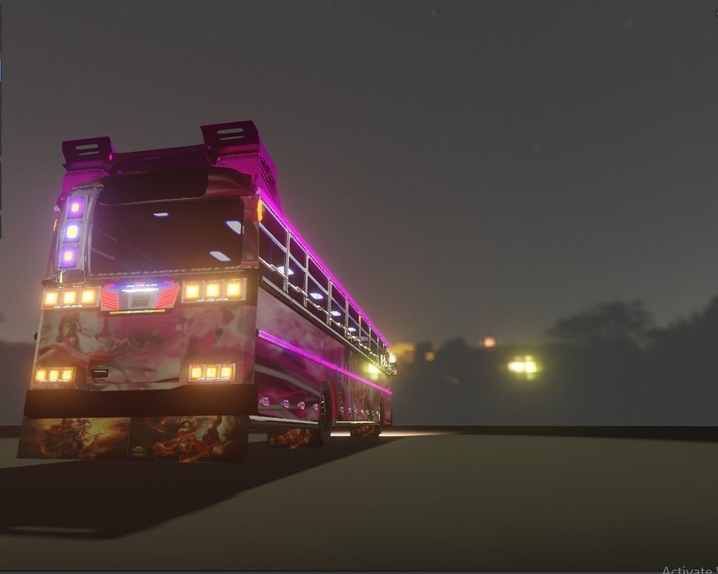 3D model Lanka Ashok Leyland Bus - Viking VR / AR / low-poly | CGTrader