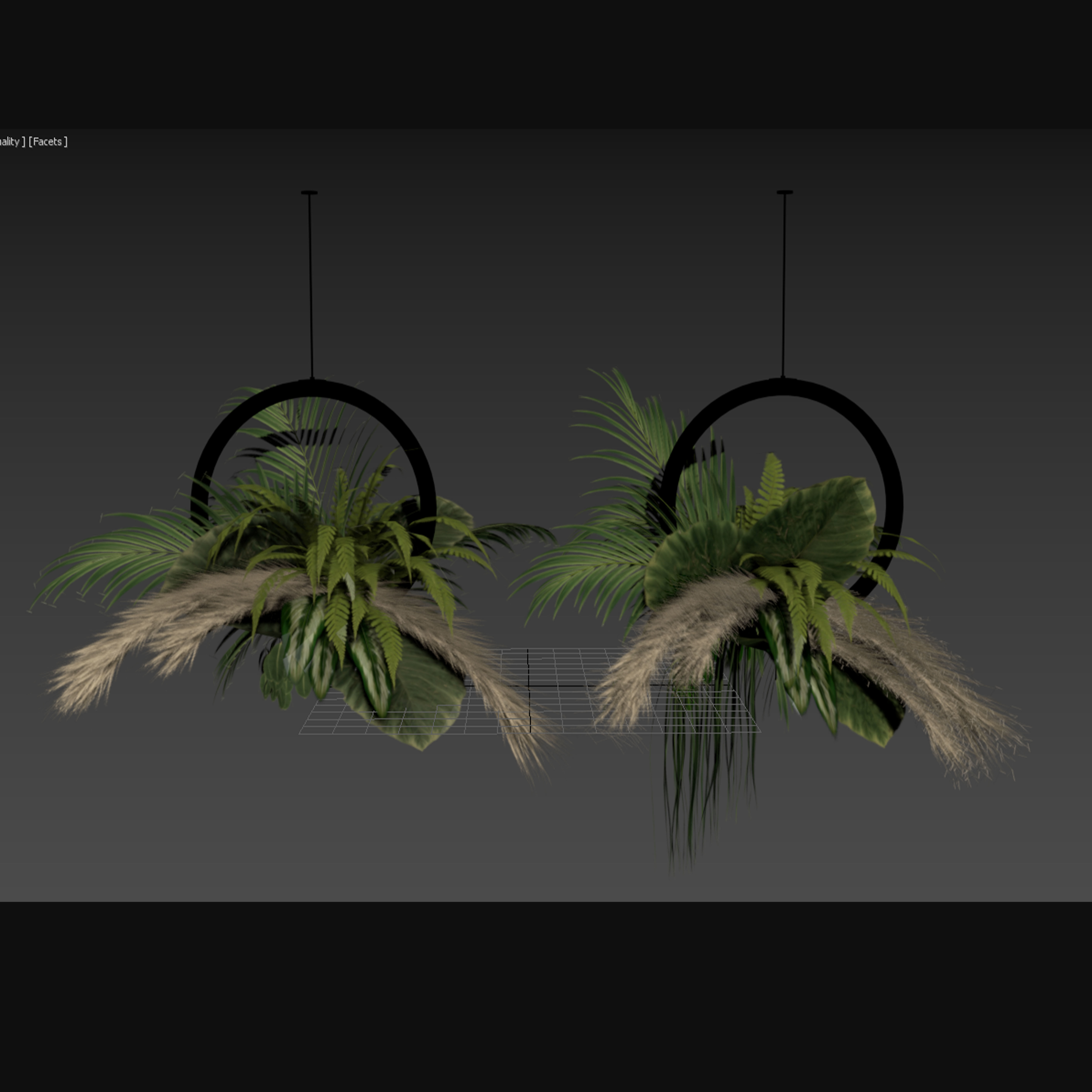 Indoor plant set42-hanging plant 3D model | CGTrader