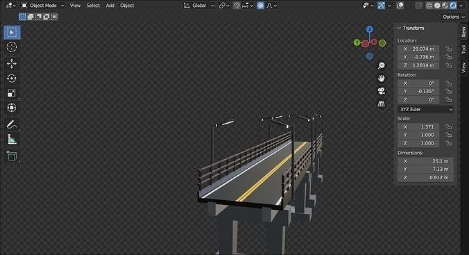 3D Brige 3D model animated rigged | CGTrader