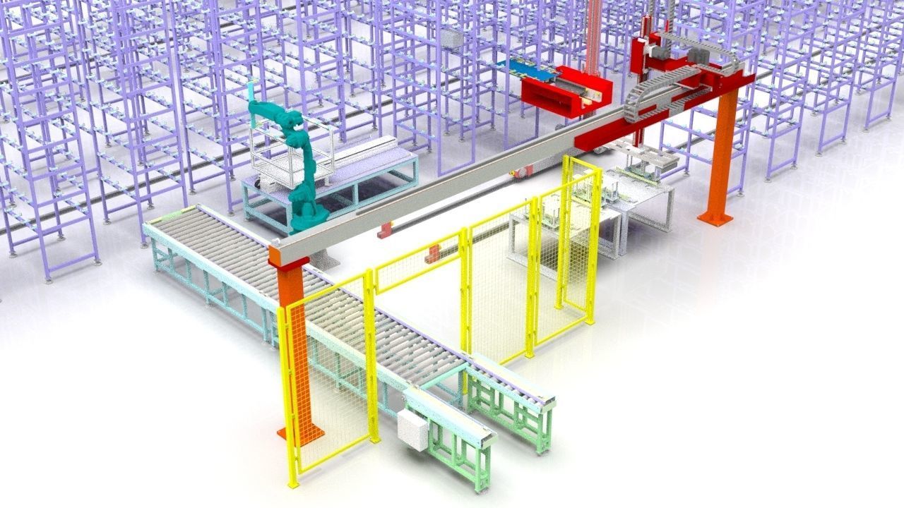 3D Model Designs for Warehouse Automation Systems 3D model | CGTrader