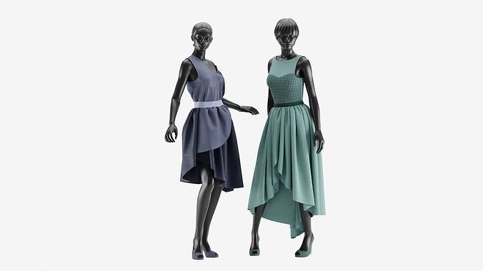 Woman Outfit For Party 3D model | CGTrader