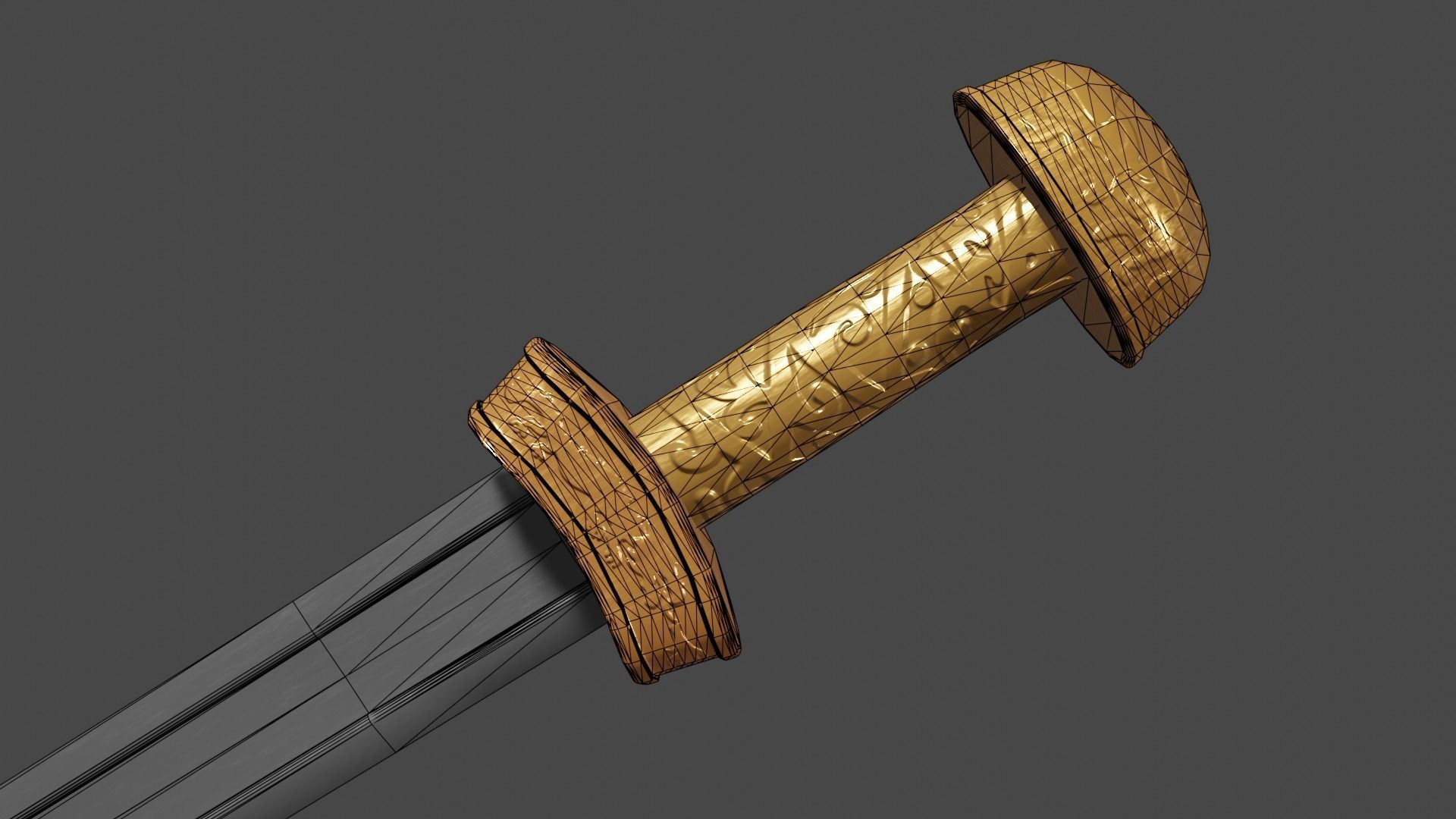 3D model Langsax sword VR / AR / low-poly | CGTrader