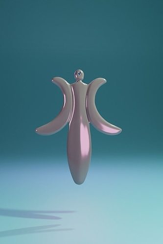 Death Note Misa Amane Necklace and Earring 3D model 3D printable | CGTrader