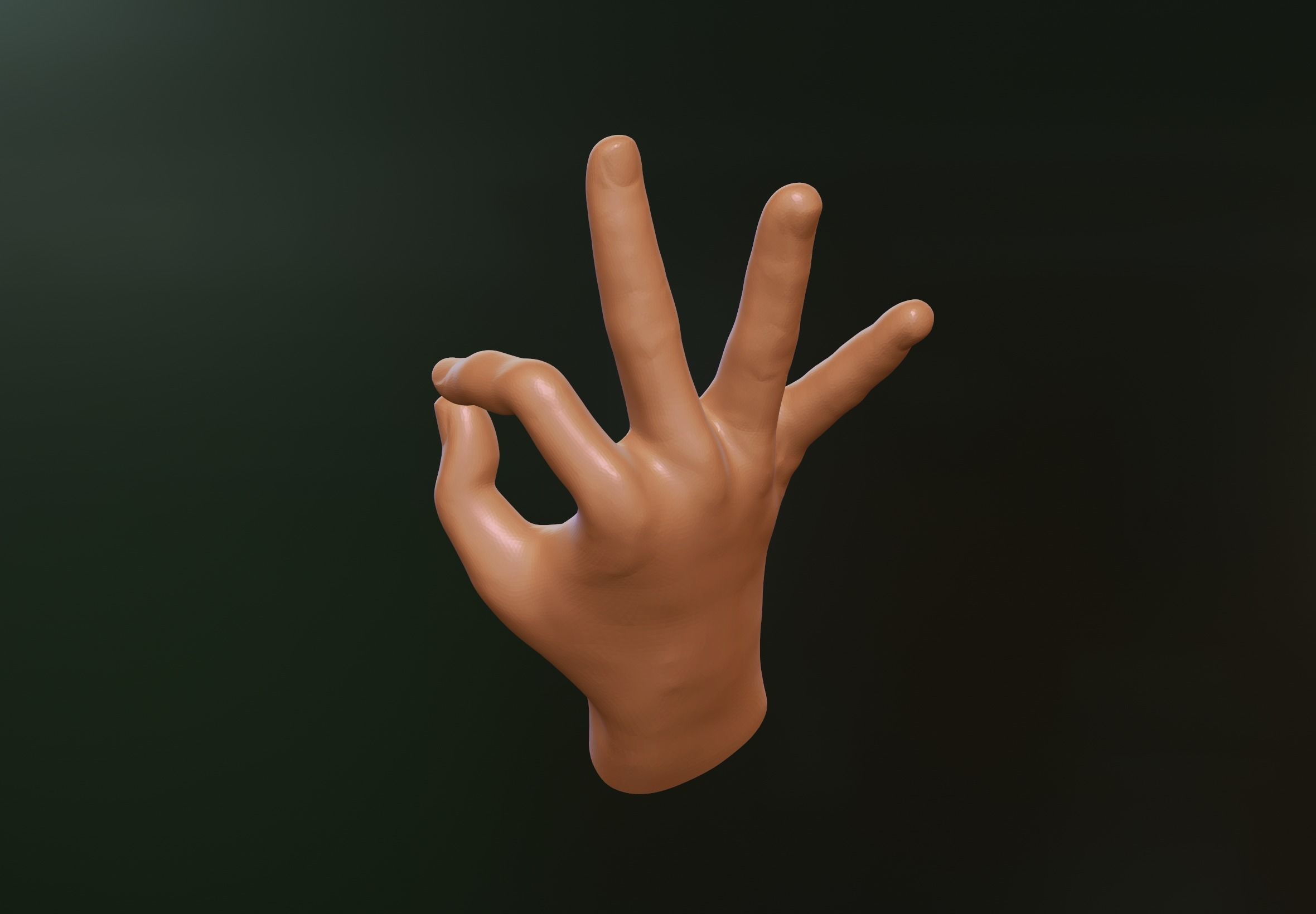 OK Male Hand 3D model | CGTrader