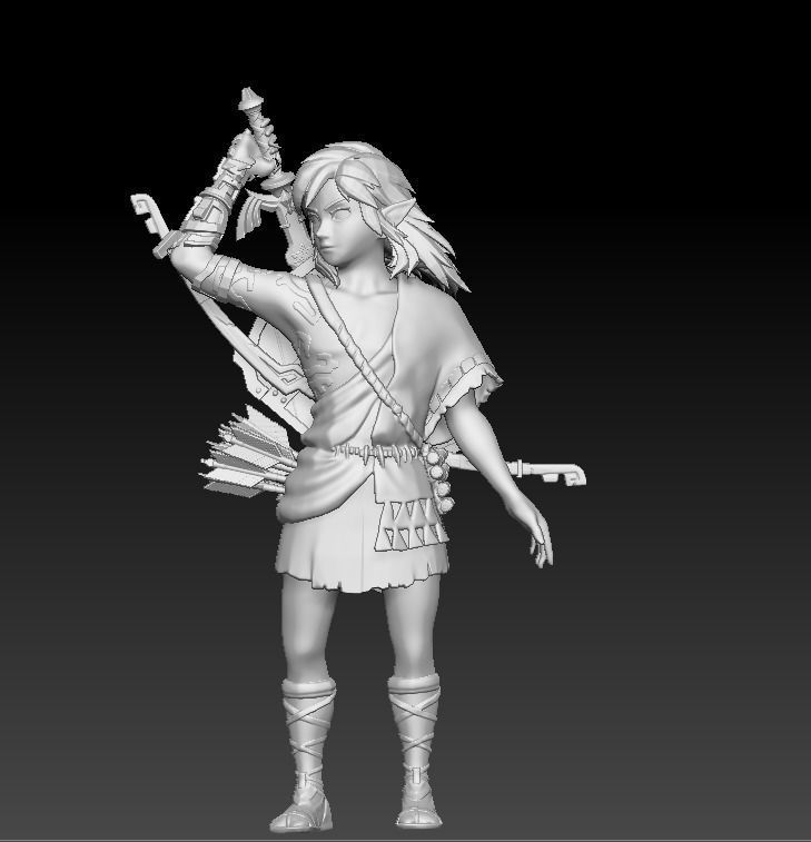 LINK ZONAI ZELDA TEARS OF THE KINGDOM 3D model 3D printable | CGTrader