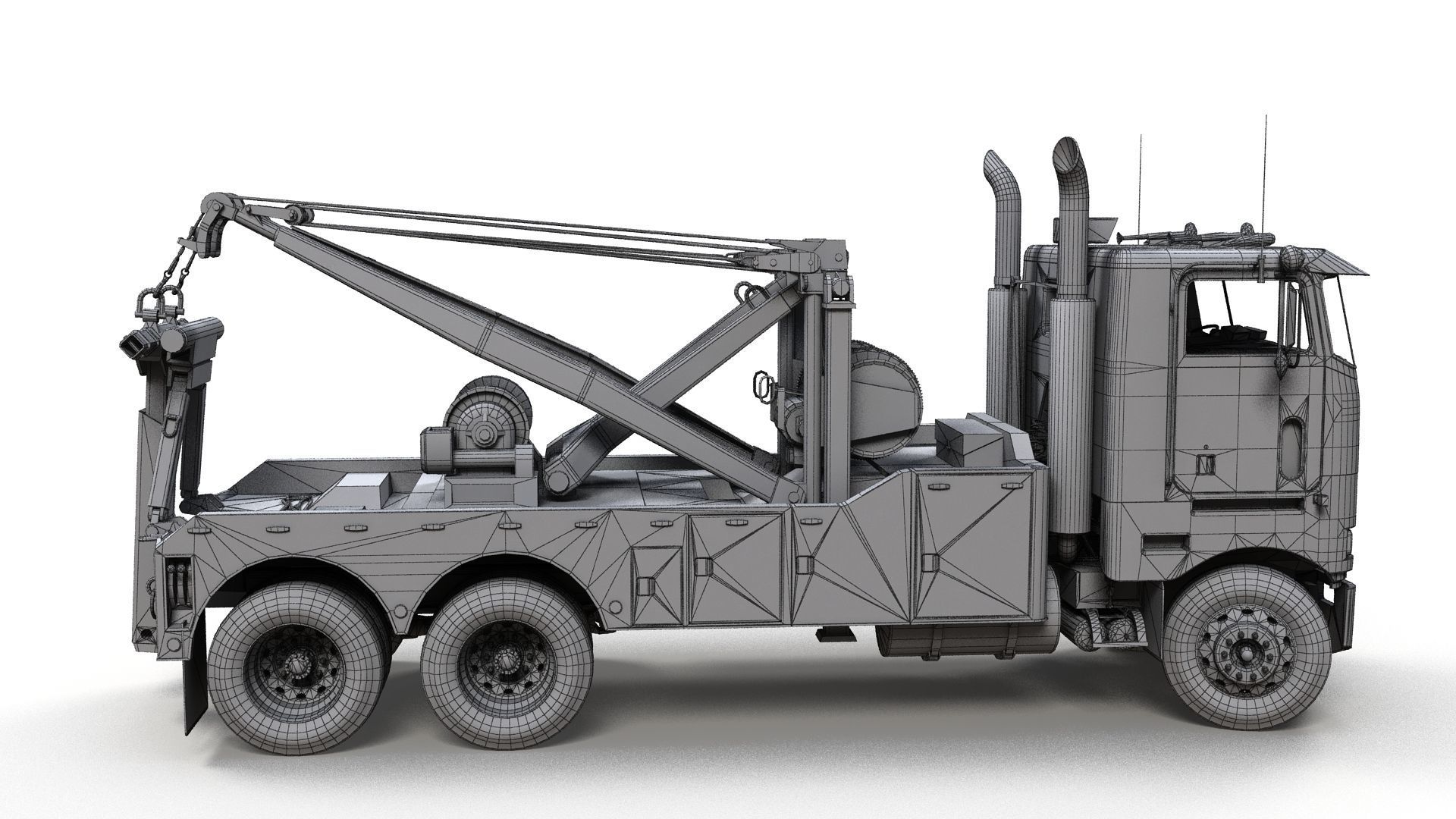 3D model Peterbilt 362 Heavy Wrecker VR / AR / low-poly | CGTrader