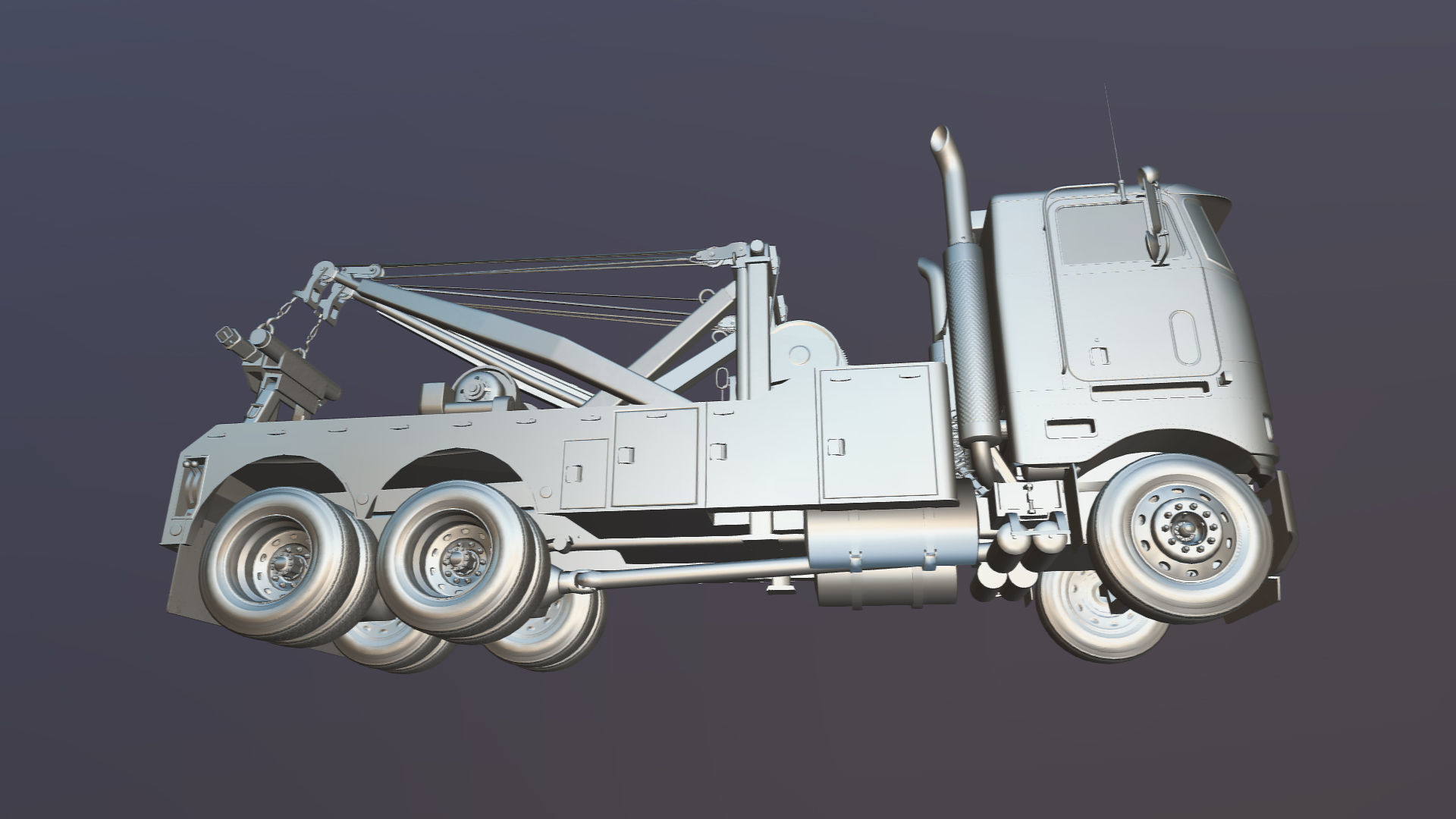 3D model Peterbilt 362 Heavy Wrecker VR / AR / low-poly | CGTrader