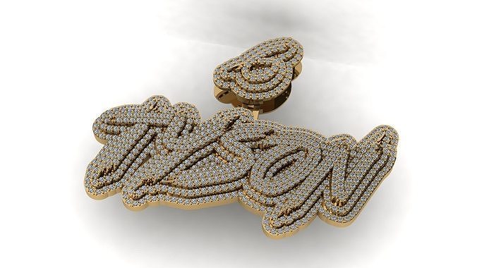 Custom name plate 3D model 3D printable | CGTrader