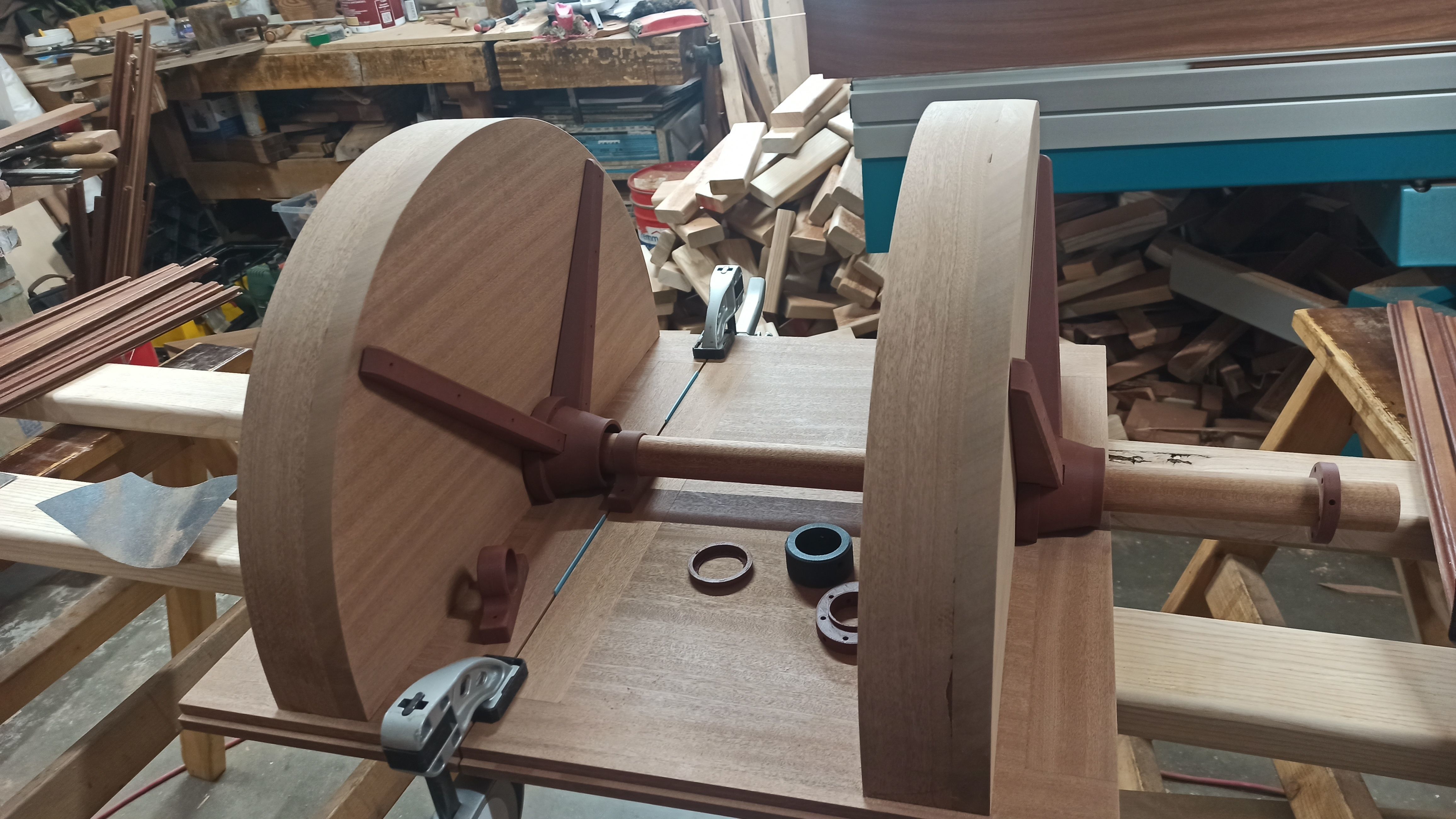 Cabinet swing door mechanism half round cabinets Woodworking 3D model ...