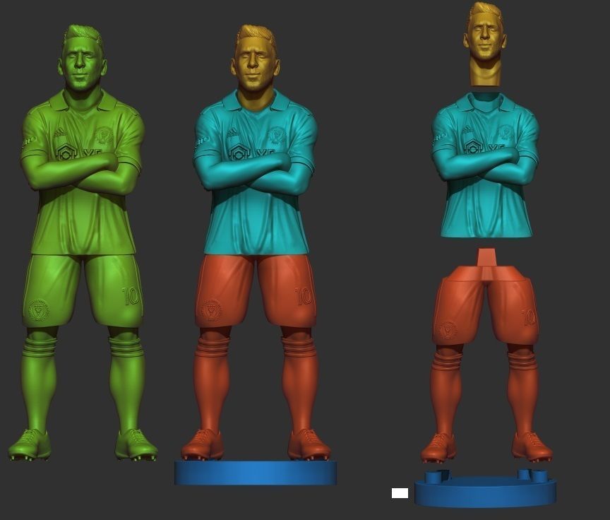 LIONEL MESSI 3D model 3D printable | CGTrader