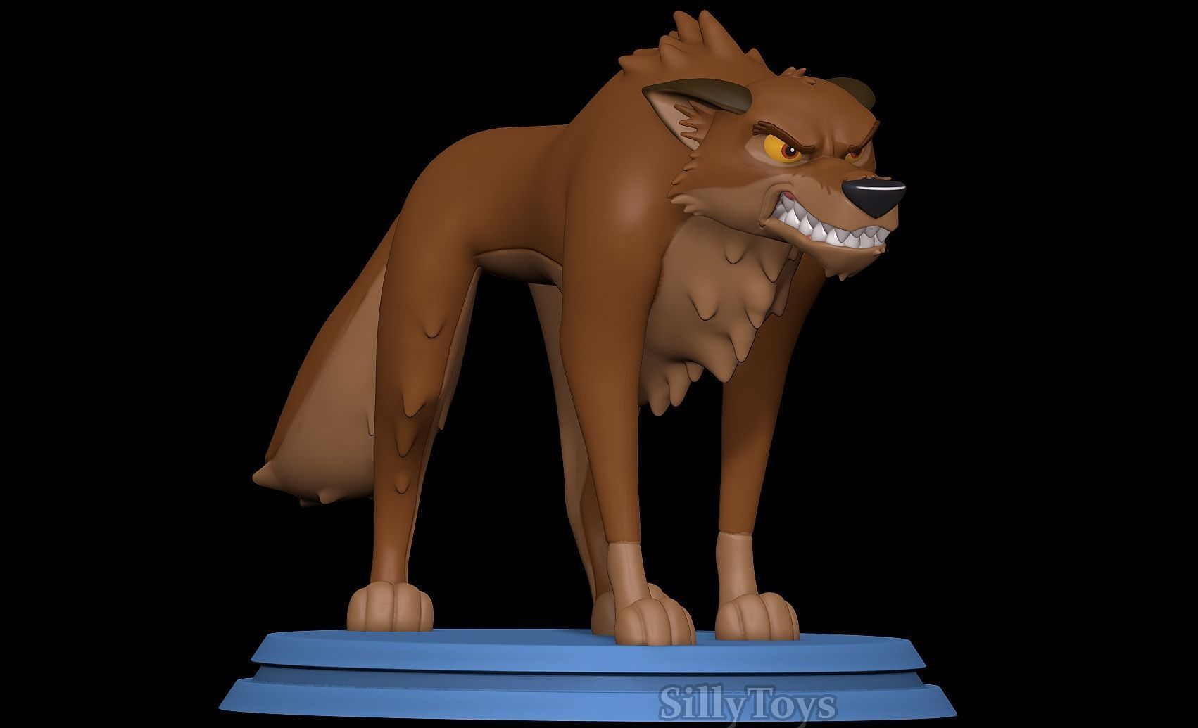Angry Balto 3D model 3D printable | CGTrader