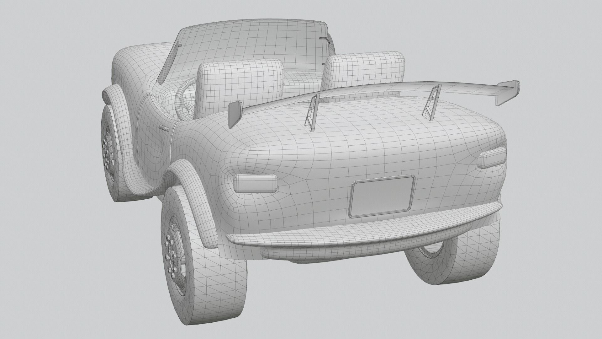 3D model Stylized Racing Car VR / AR / low-poly | CGTrader