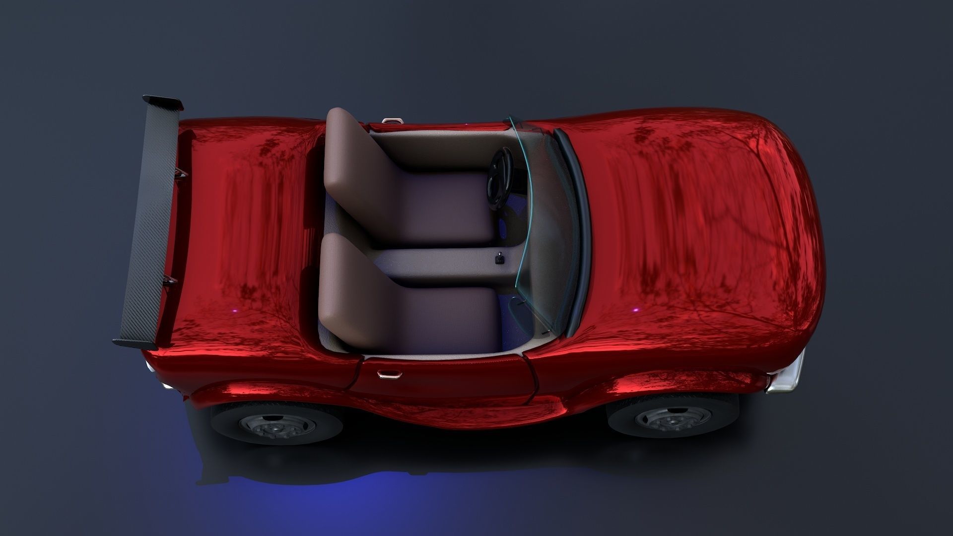 3D model Stylized Racing Car VR / AR / low-poly | CGTrader