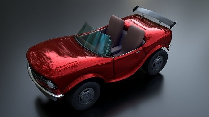 3D model Stylized Racing Car VR / AR / low-poly | CGTrader