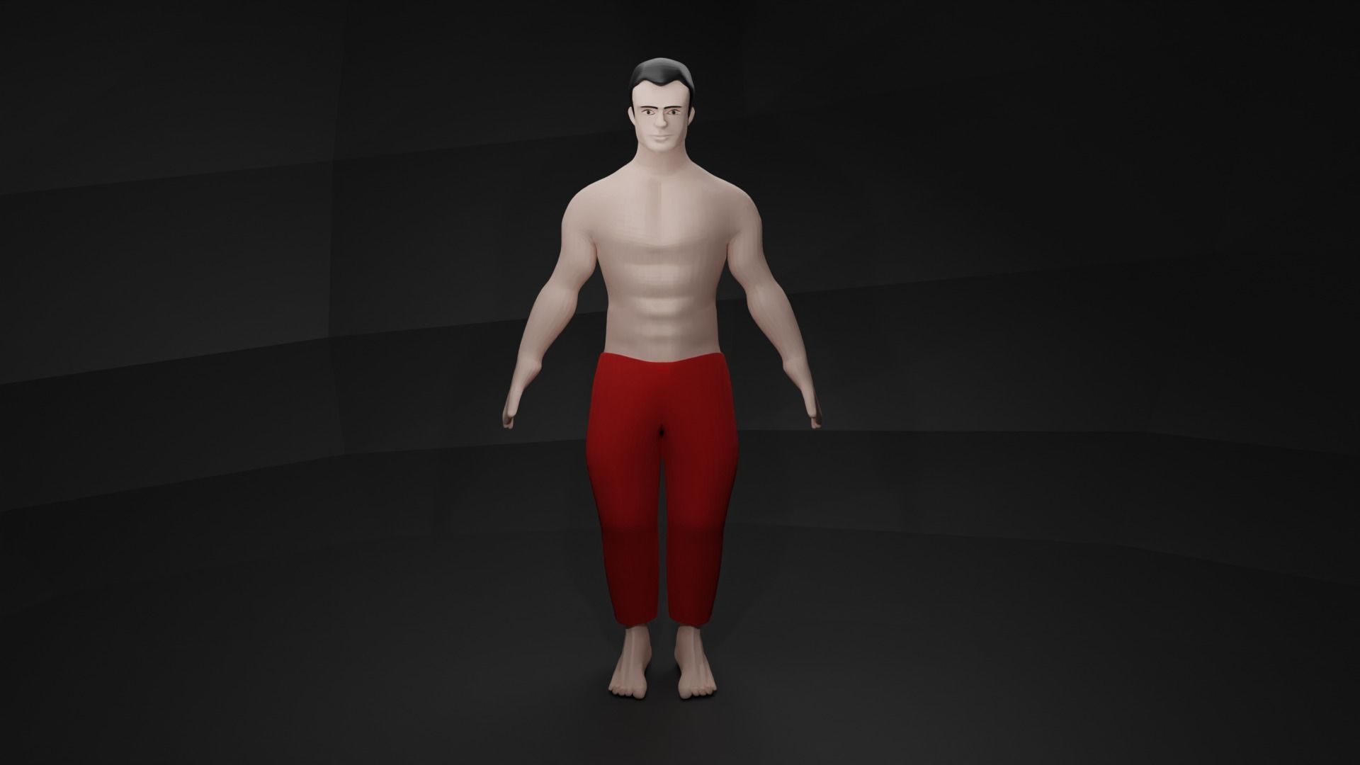 Human male 3D model | CGTrader