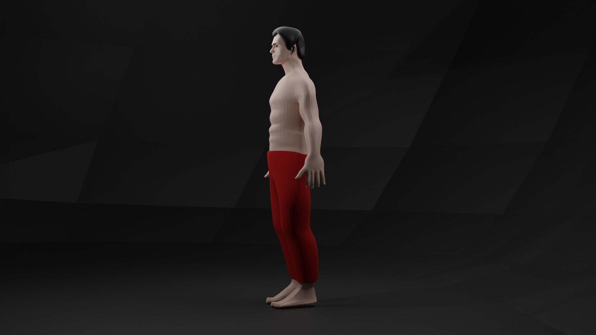 Human male 3D model | CGTrader