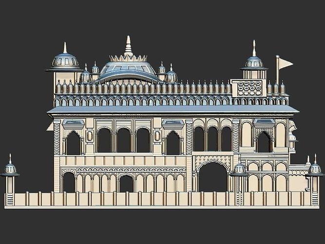 2d Golden Temple 3D model 3D printable | CGTrader