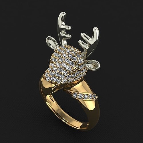 Dear Ring 3D model 3D printable | CGTrader