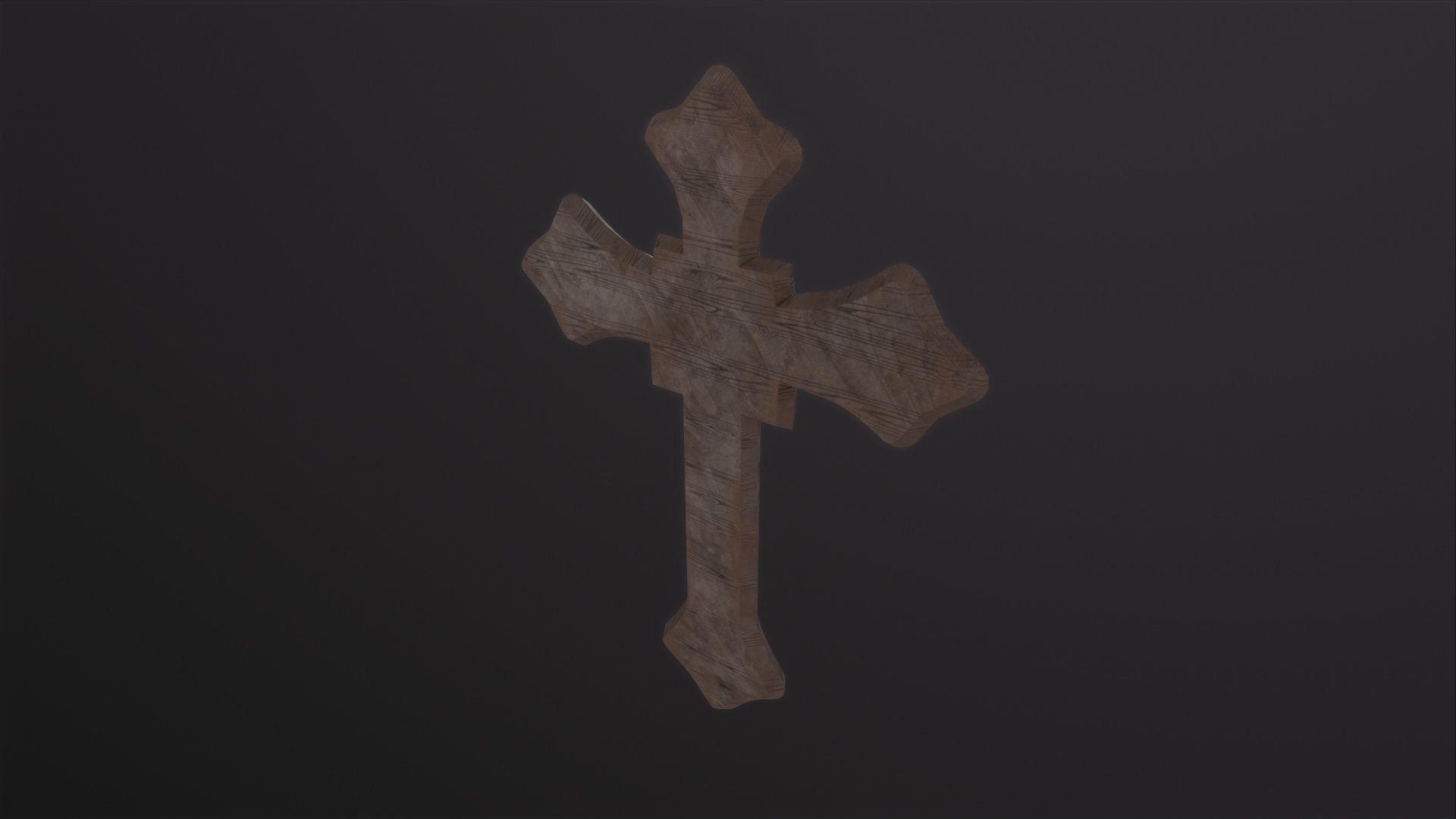 3D model Wooden Cross 3D Model VR / AR / low-poly | CGTrader