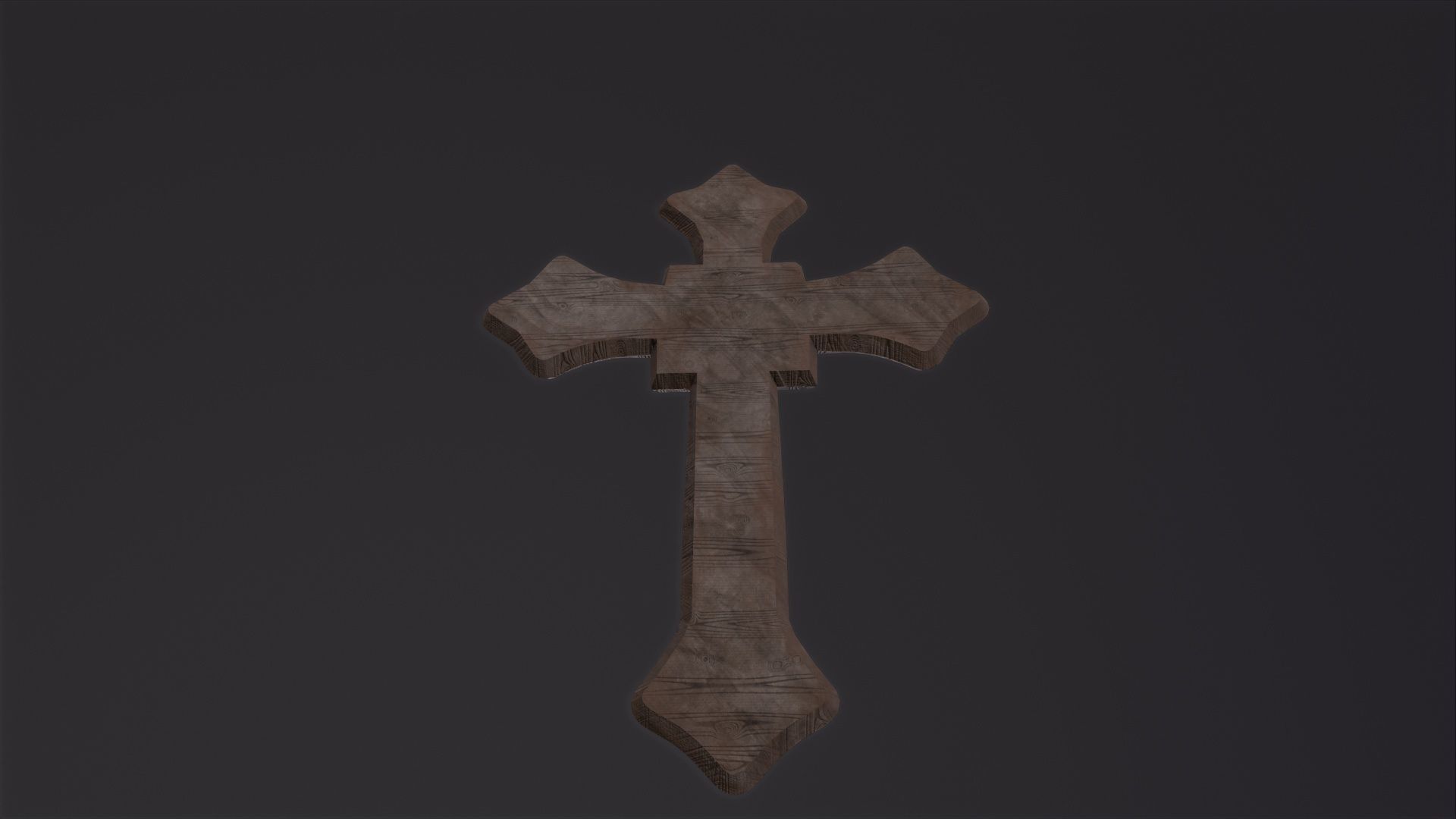 3D model Wooden Cross 3D Model VR / AR / low-poly | CGTrader