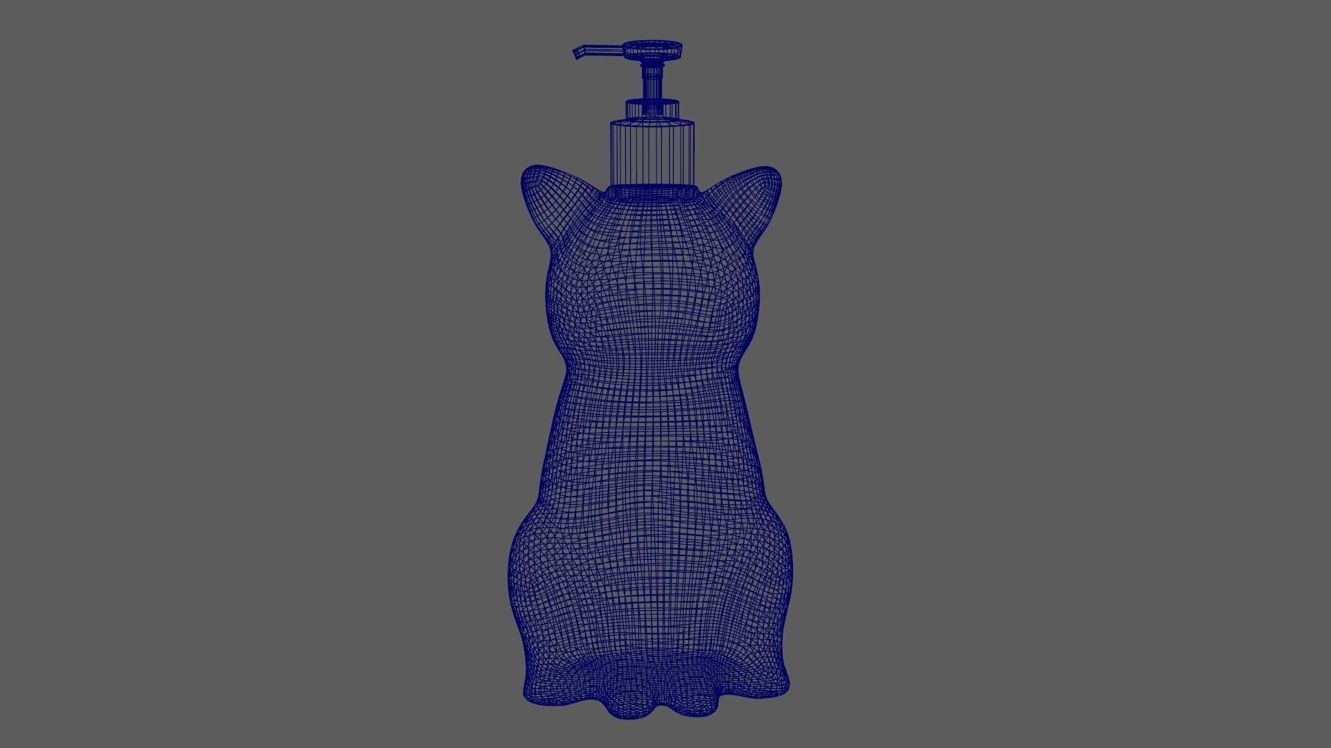 Cat Liquid Soap Dispenser White Version 3D model | CGTrader