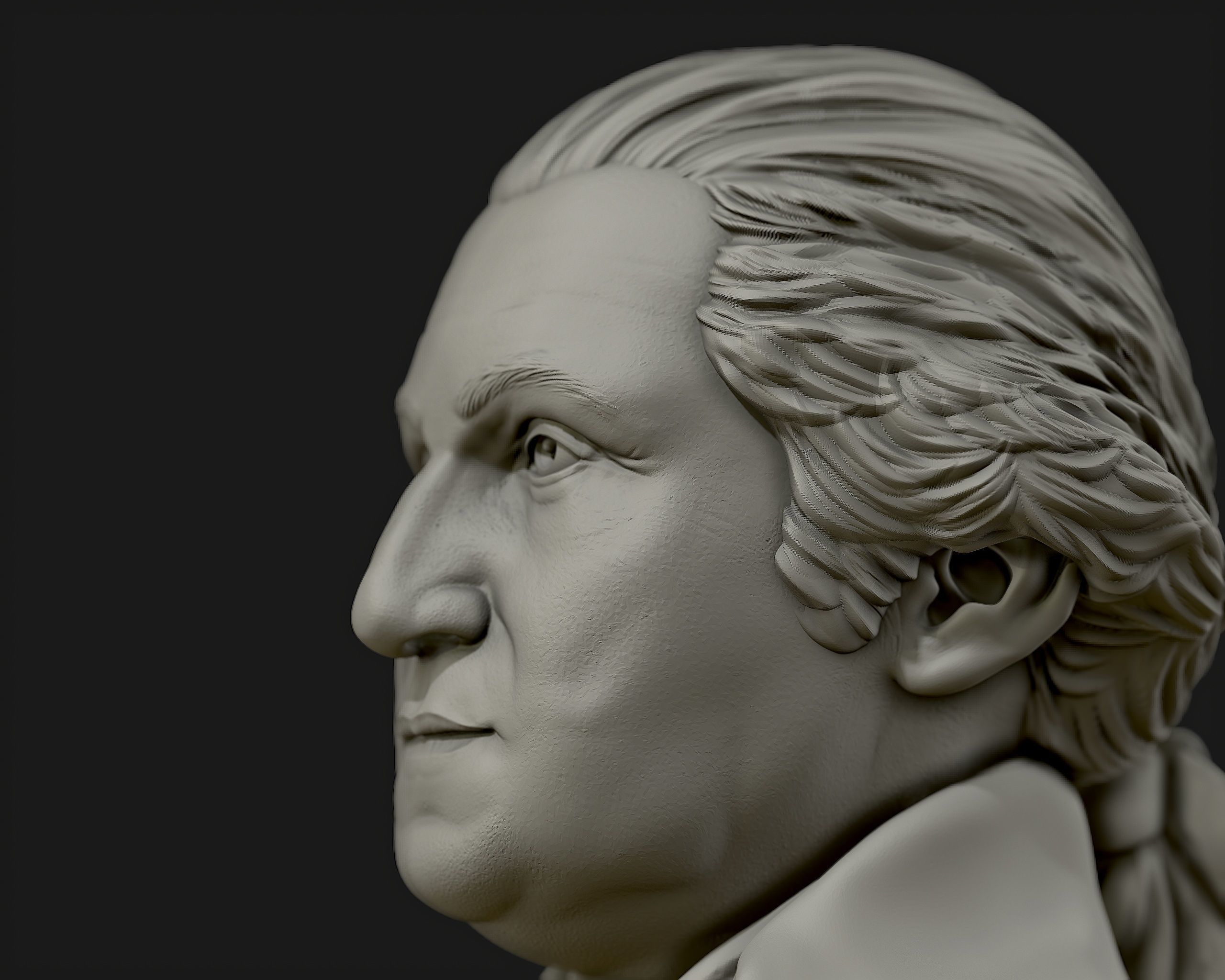 George Washington 3D Model 3D model 3D printable | CGTrader