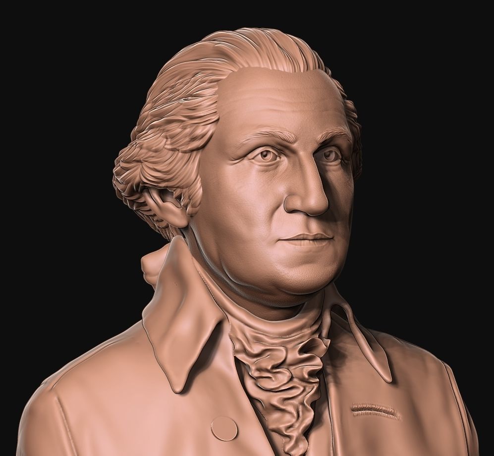 George Washington 3D Model 3D model 3D printable | CGTrader