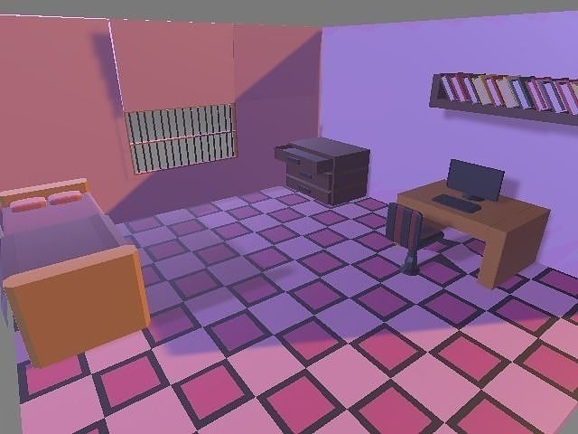 3D model single room VR / AR / low-poly | CGTrader
