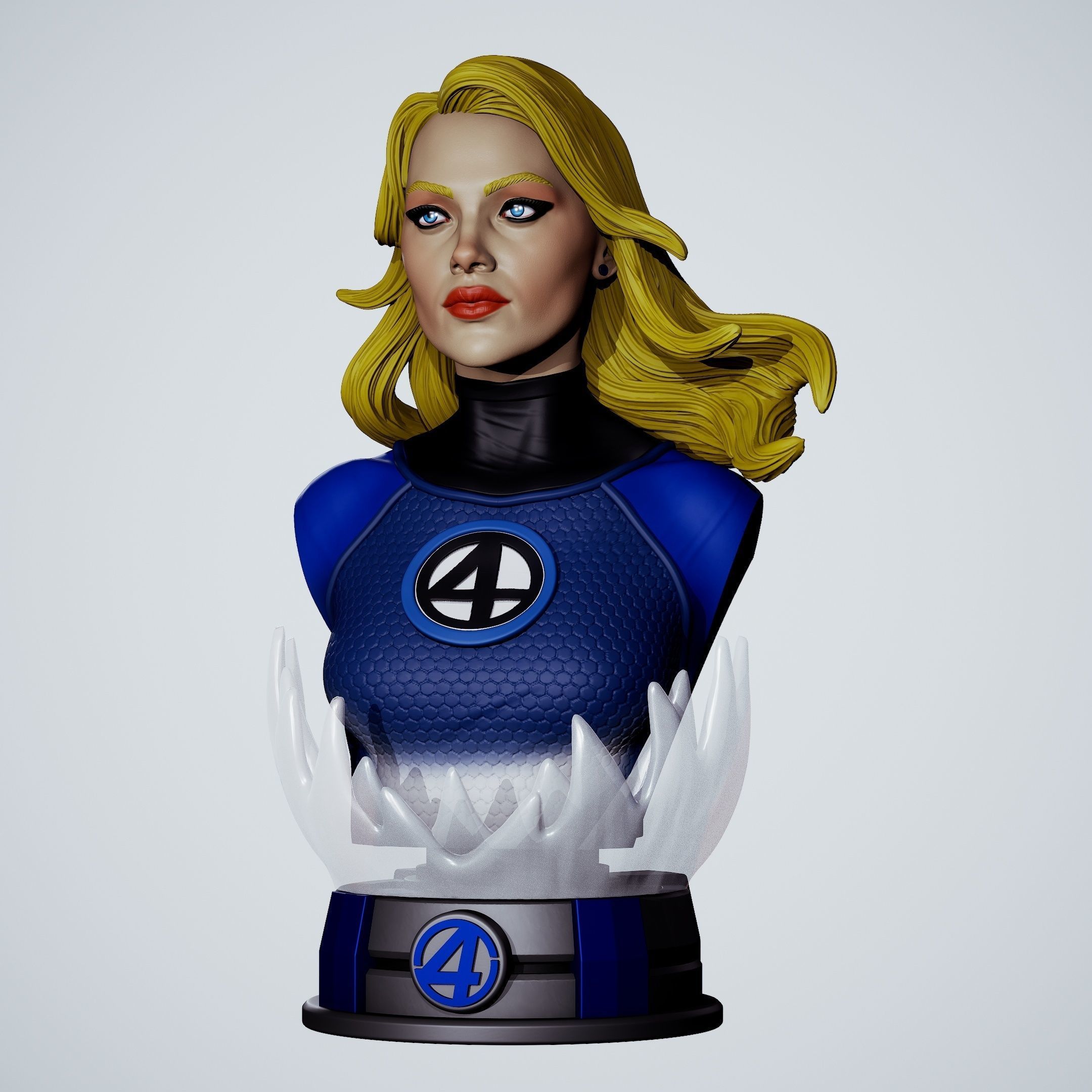 INVISIBLE WOMAN FANTASTIC FOUR 3D model 3D printable | CGTrader