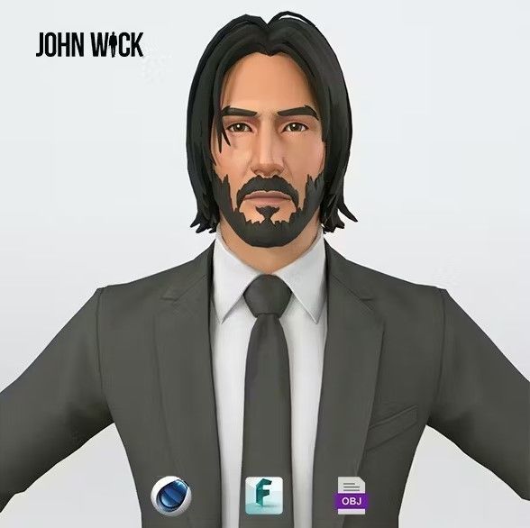 John Wick 3D model | CGTrader